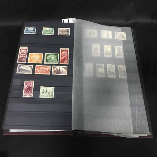Lot 392 - TWO FOLDERS OF ASIAN STAMPS including early