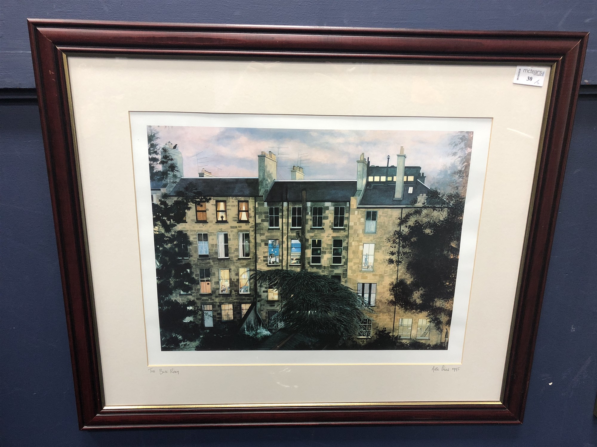 Lot 30 - THE BLUE ROOM, BY AVRIL PATON AND A TROPICAL