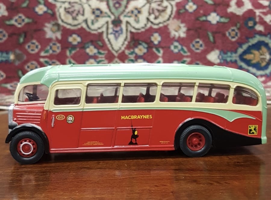 Lot 345 - CORGI 'MACBRAYNES' MODEL COACH, MODEL CARS