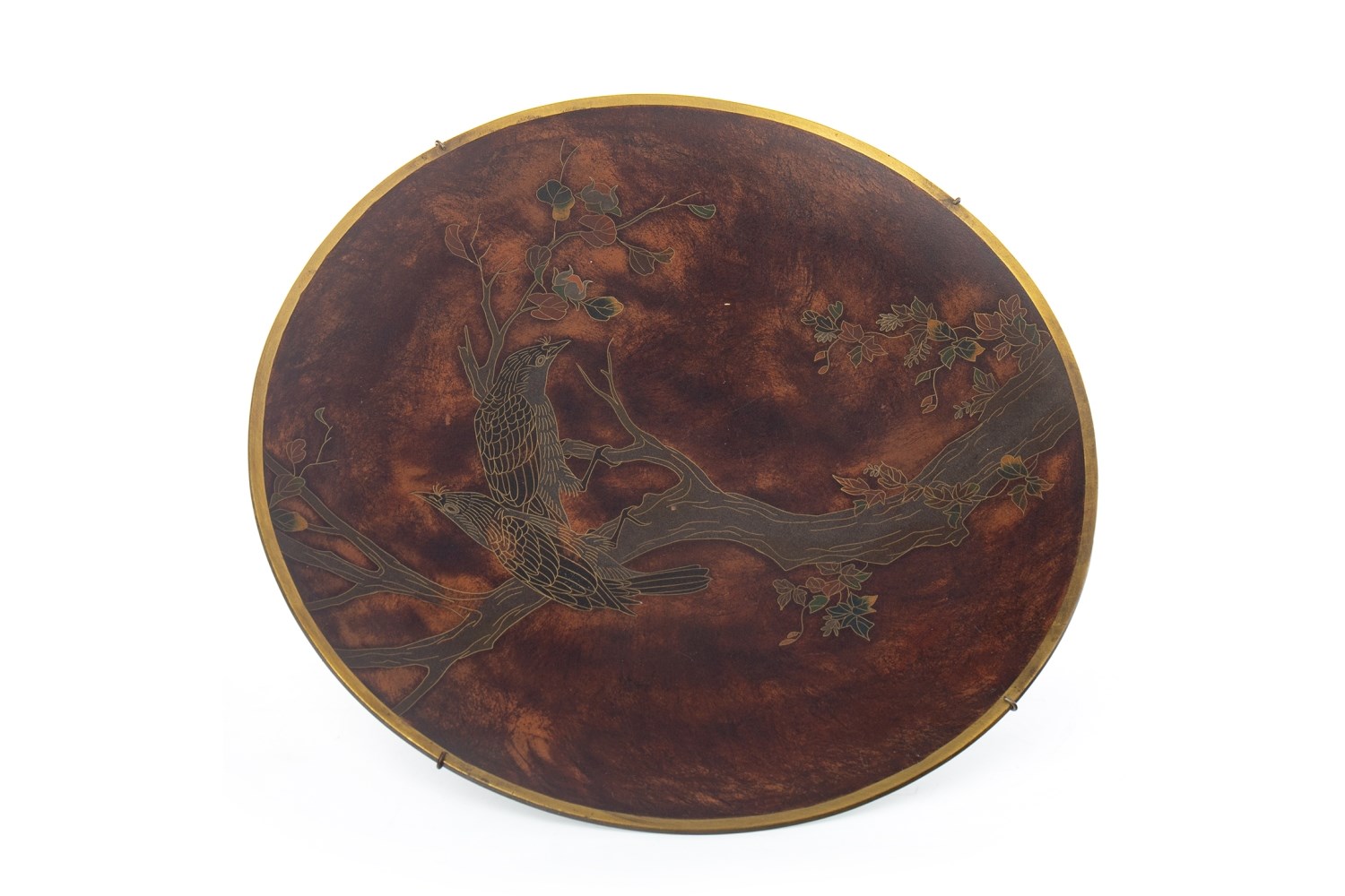 Lot 1161 - A JAPANESE CIRCULAR PLAQUE