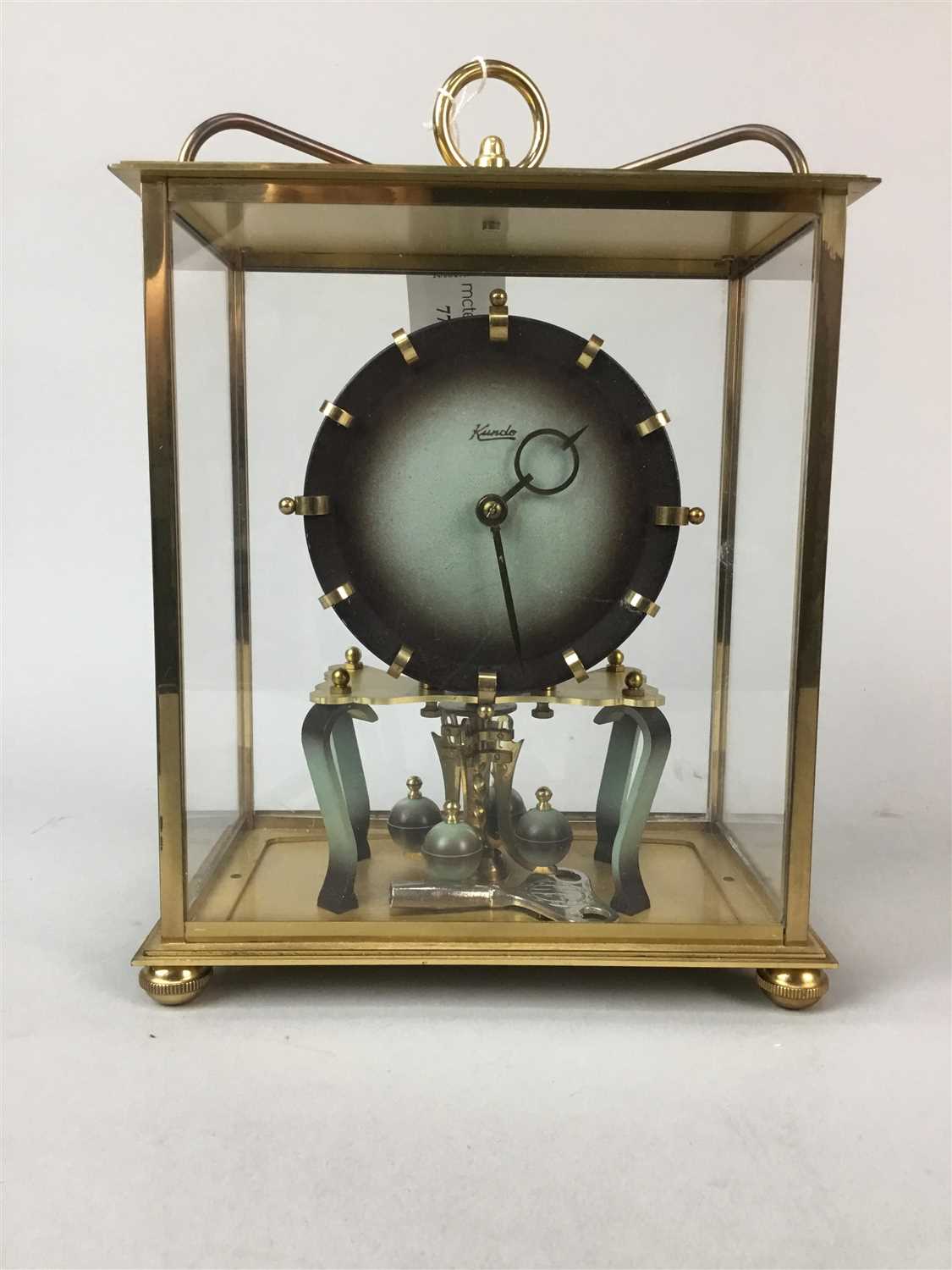Lot 77 - A GERMAN KUNDO MANTEL CLOCK
