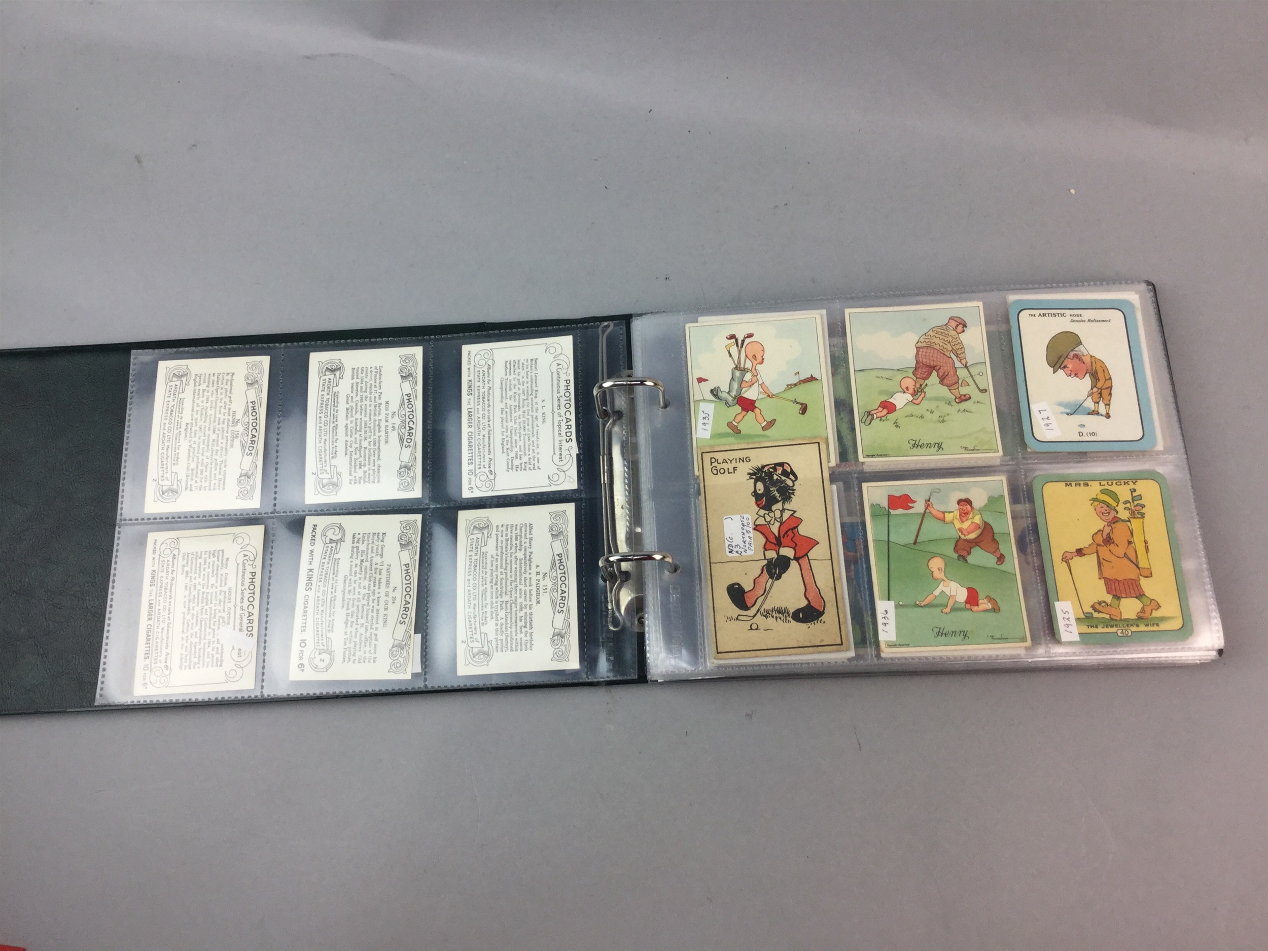 Lot 17 - A CIGARETTE CARD ALBUM