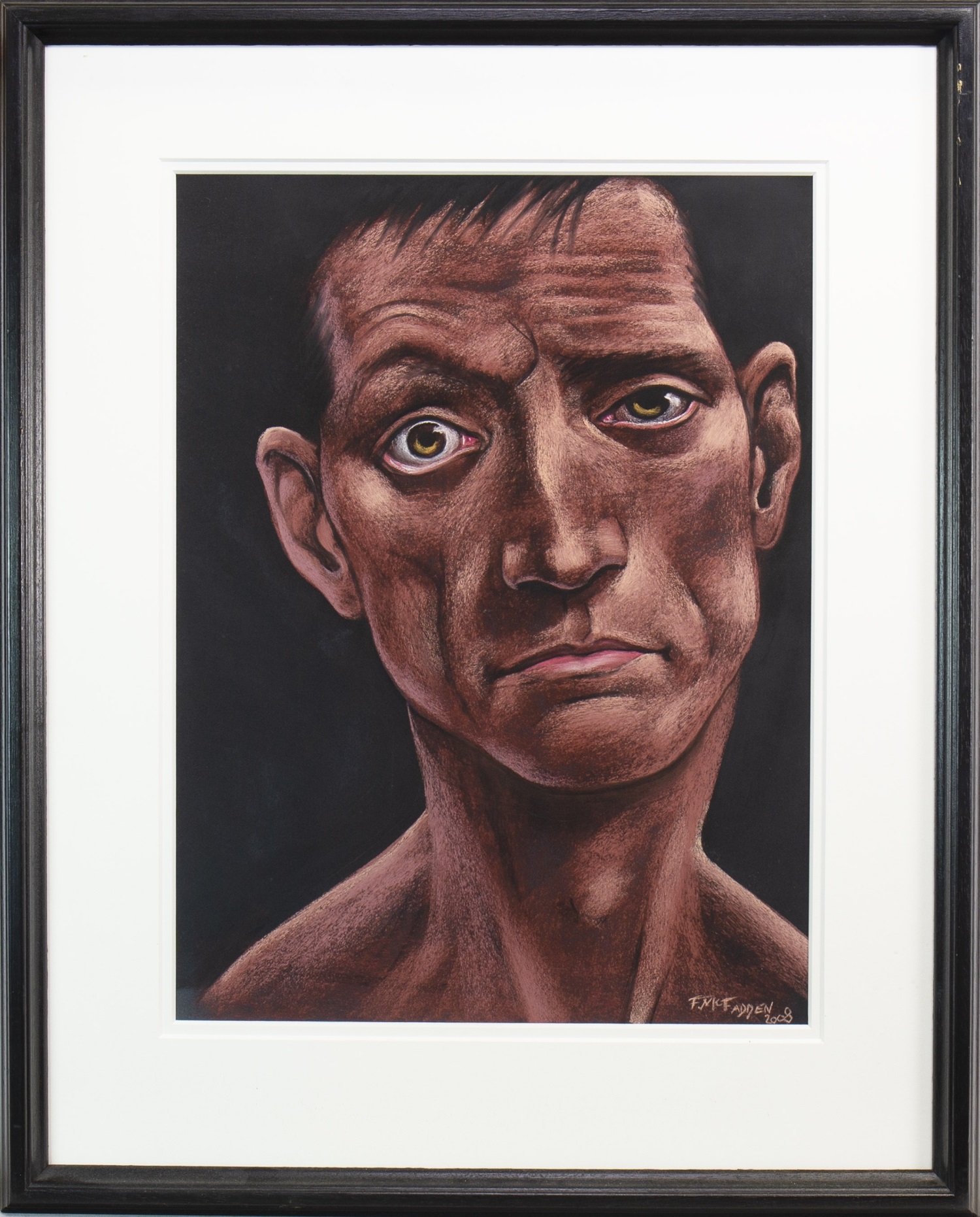 Lot 516 - WISEMAN, A PASTEL BY FRANK MCFADDEN