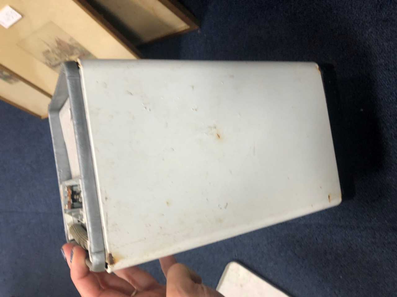 Lot 138 - A VINTAGE HOOVER TOY WASHING MACHINE AND