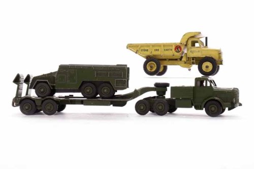 Lot 1279 - GROUP OF THREE LARGE DINKY MODEL VEHICLES