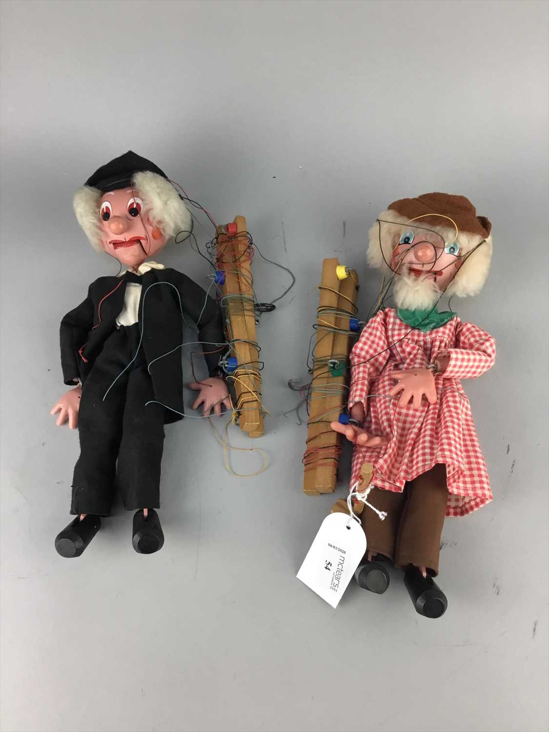 Lot 54 - A LOT OF TWO PELHAM PUPPETS