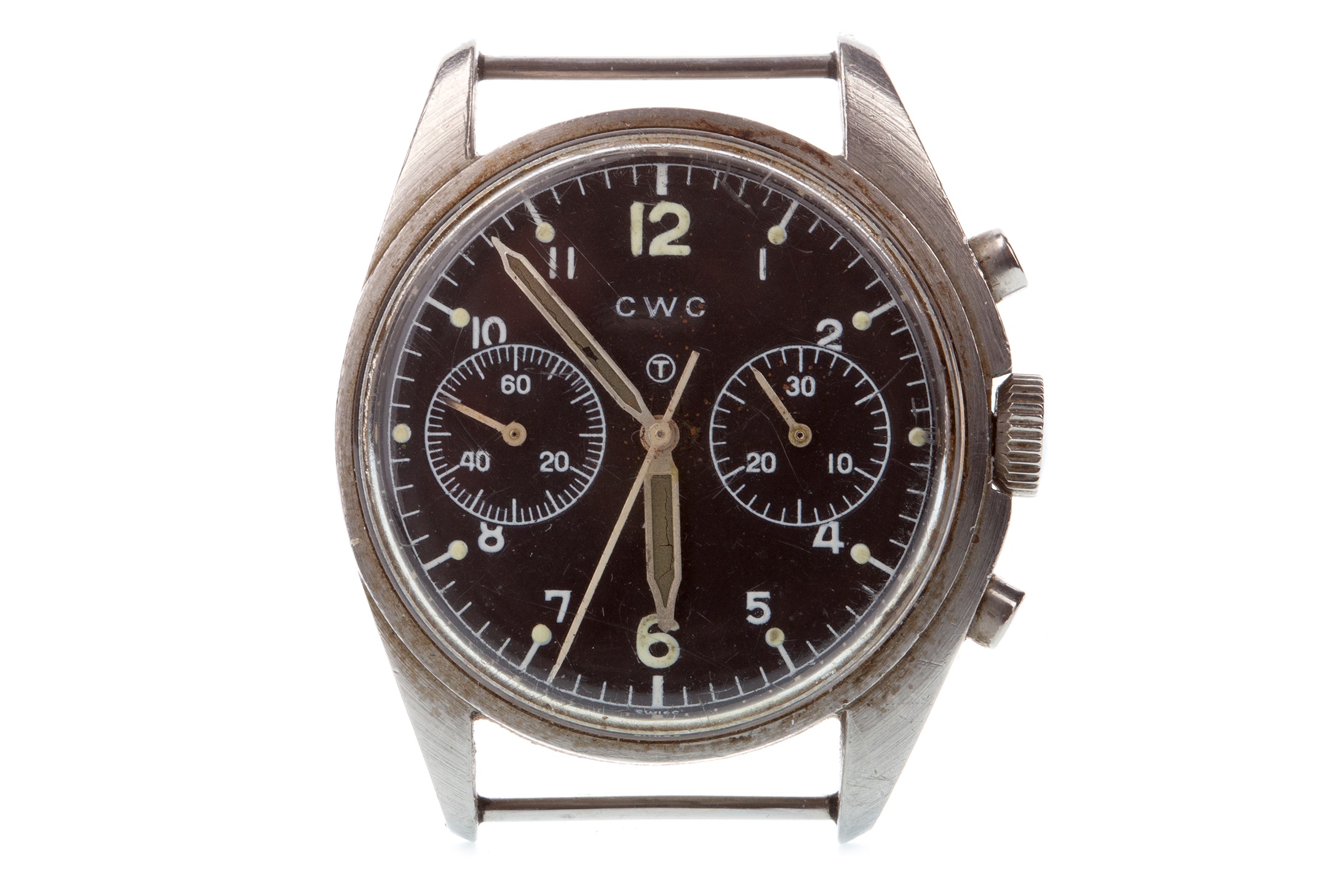 Lot 806 - A GENTLEMAN'S CWC MILITARY ISSUE WATCH
