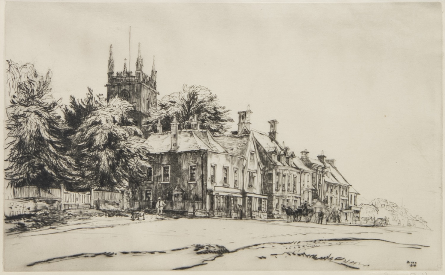Lot 45 - AN ETCHING BY FRANCIS DODD