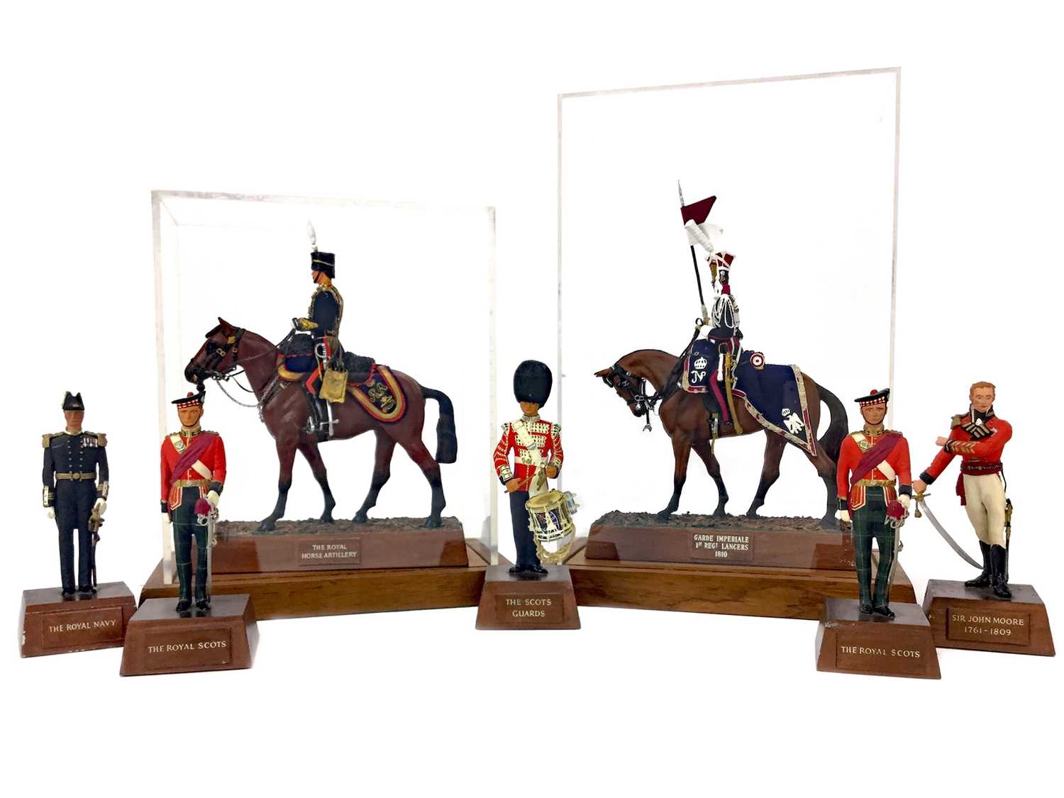 Lot 1355 - A COLLECTION OF THE SENTRY BOX PAINTED LEAD
