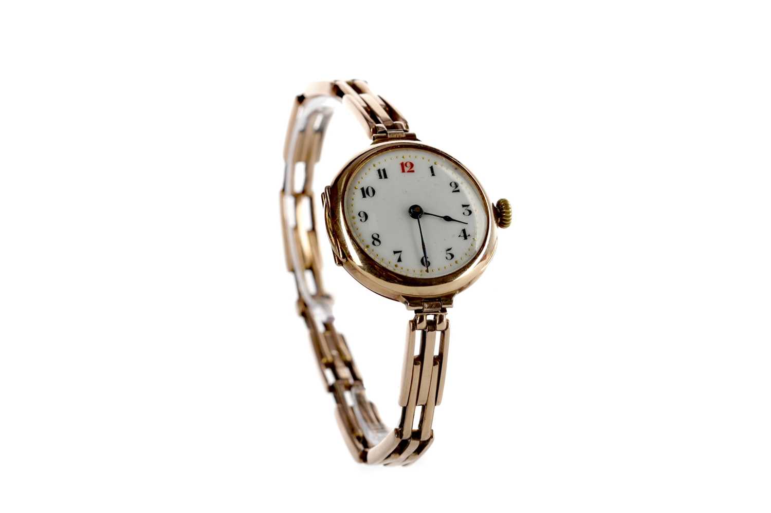 Lot 932 - TWO LADY'S NINE CARAT GOLD WRIST WATCHES