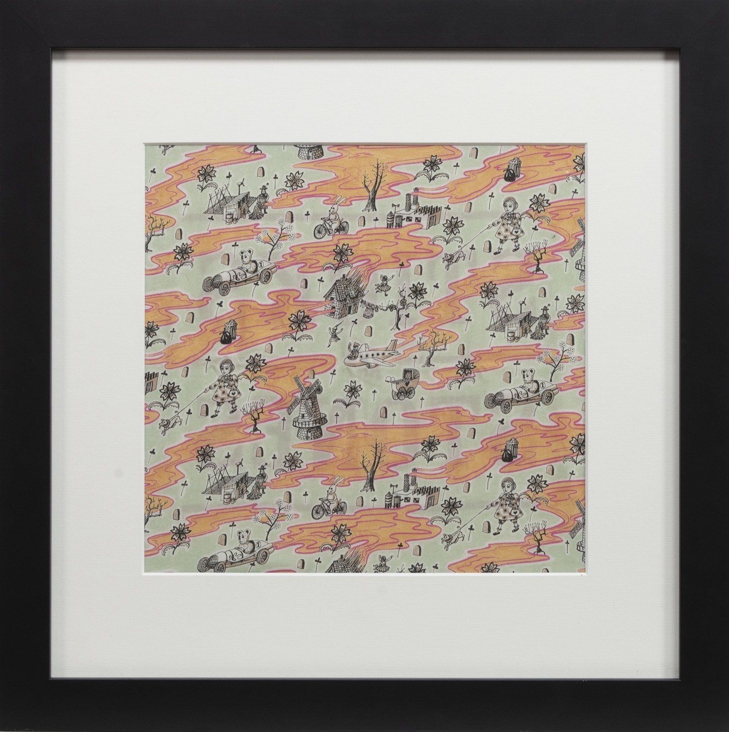 Lot 660 - FLO LIBERTY FABRIC BY GRAYSON PERRY