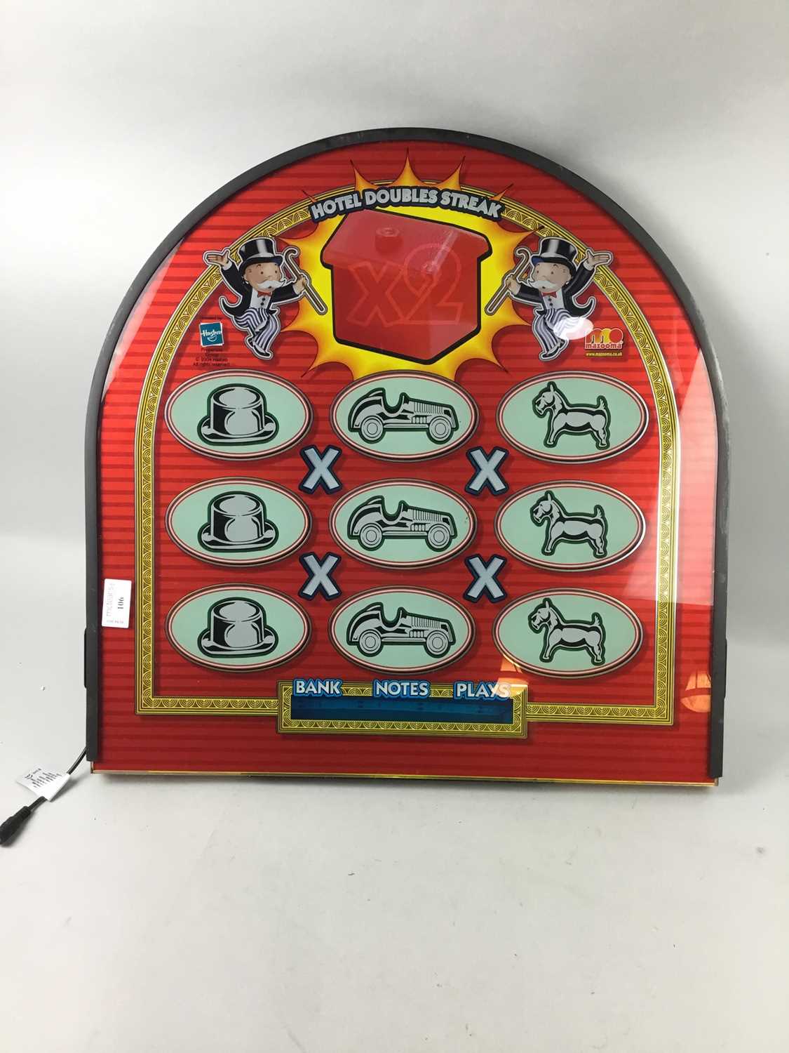 Lot 106 - 'MONOPOLY' VINTAGE FRUIT MACHINE ART
