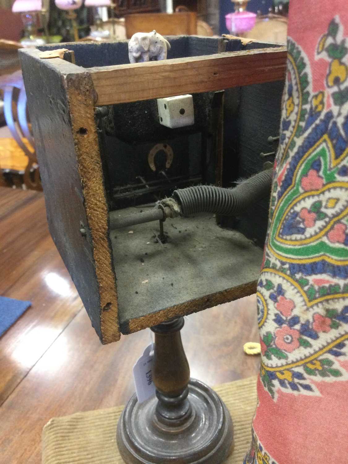 Lot 1396 - A VICTORIAN AUTOMATON OF A CONJURER