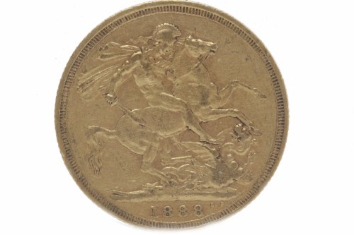 Lot 308 - GOLD SOVEREIGN DATED 1888