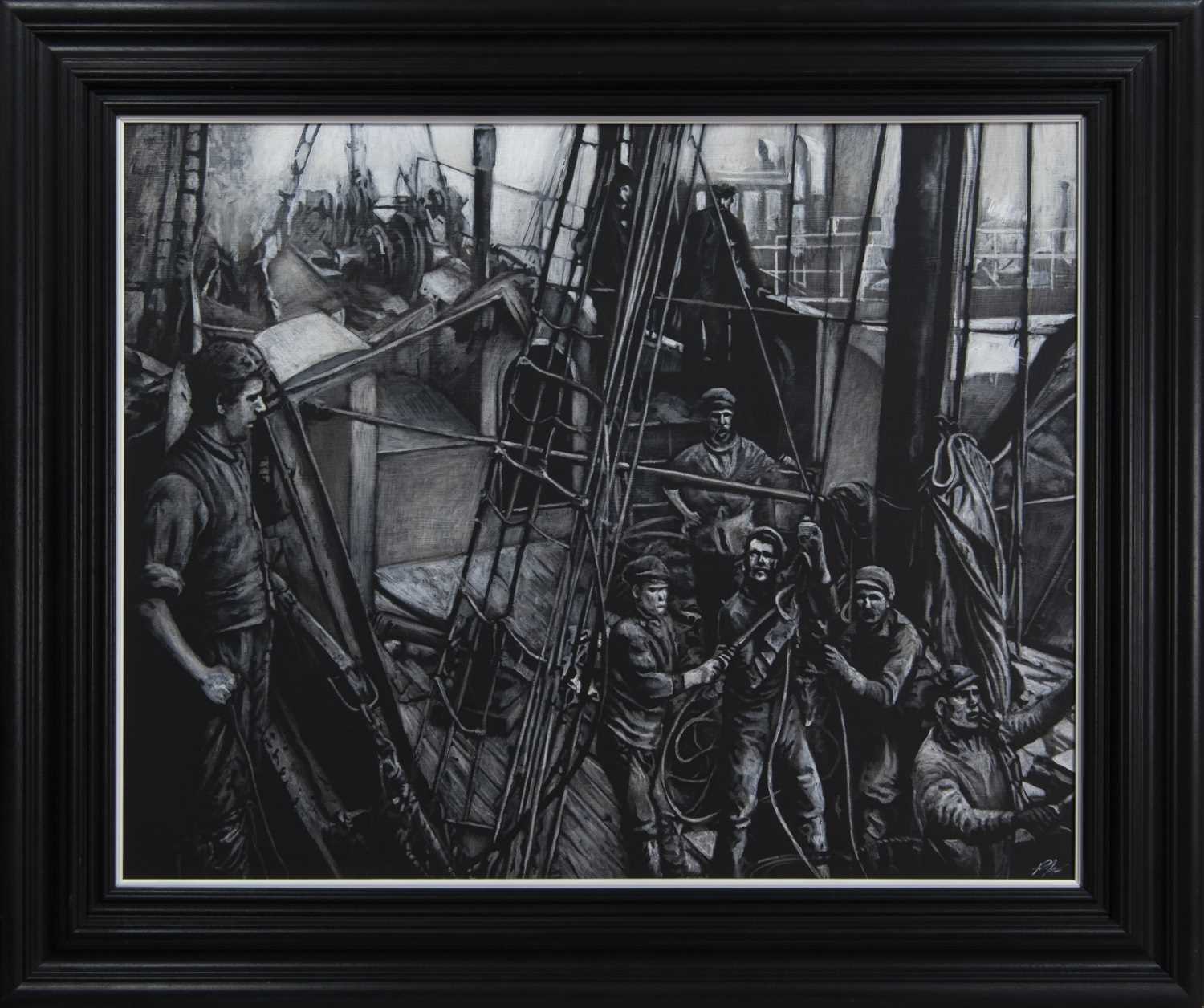 Lot 737 - AN UNTITLED OIL BY RYAN MUTTER