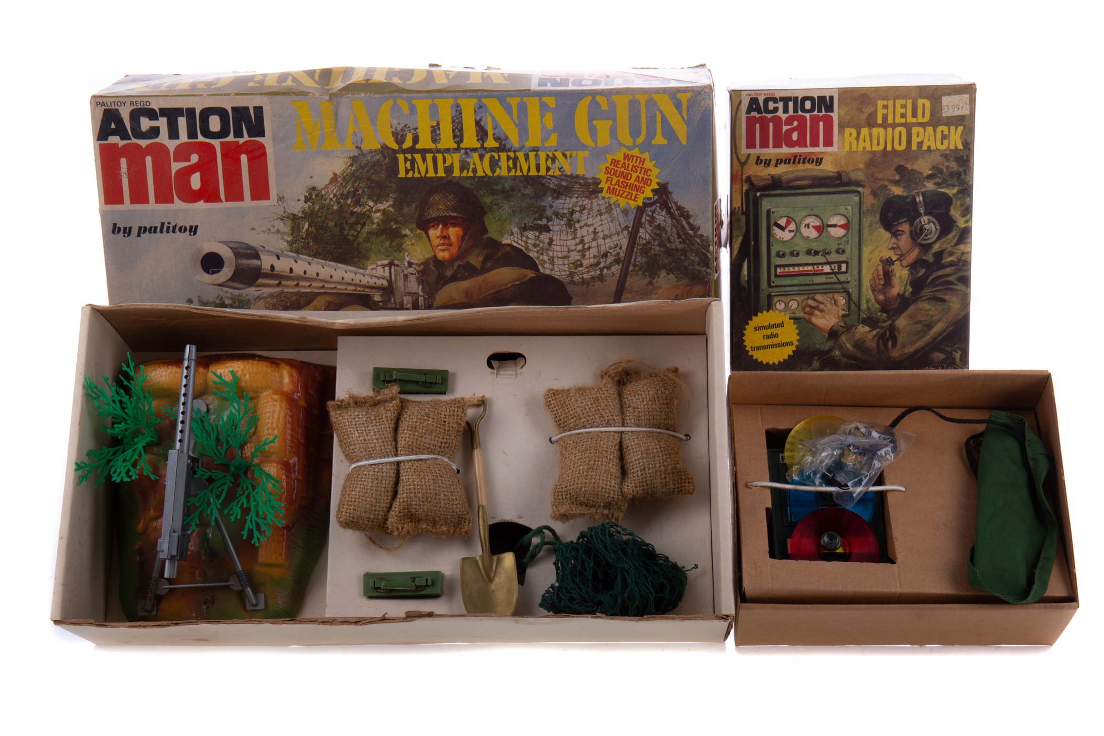 Lot 919 - ACTION MAN MACHINE GUN EMPLACEMENT AND FIELD