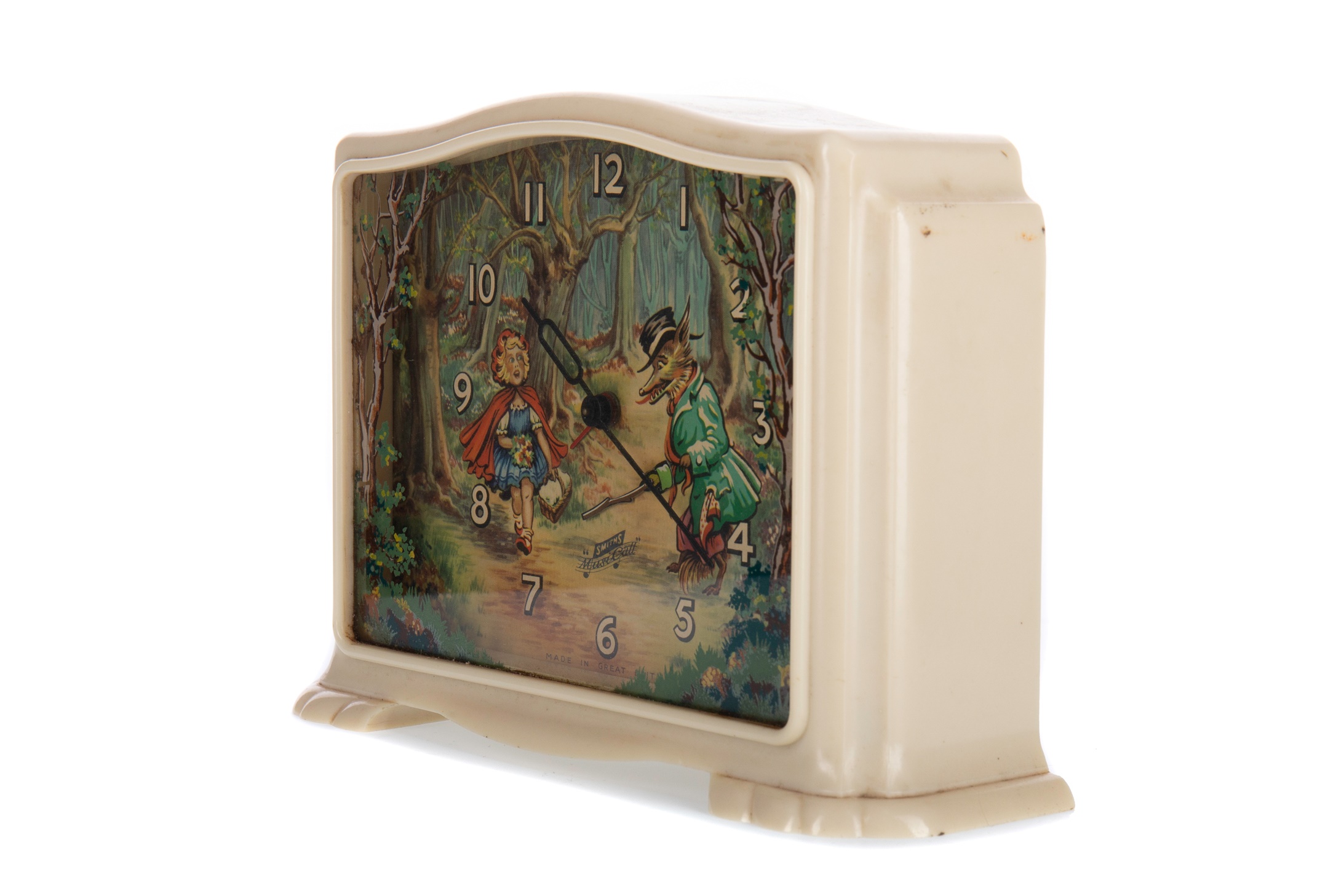Lot 614 - A SMITH'S 'LITTLE RED RIDING HOOD' BAKELITE