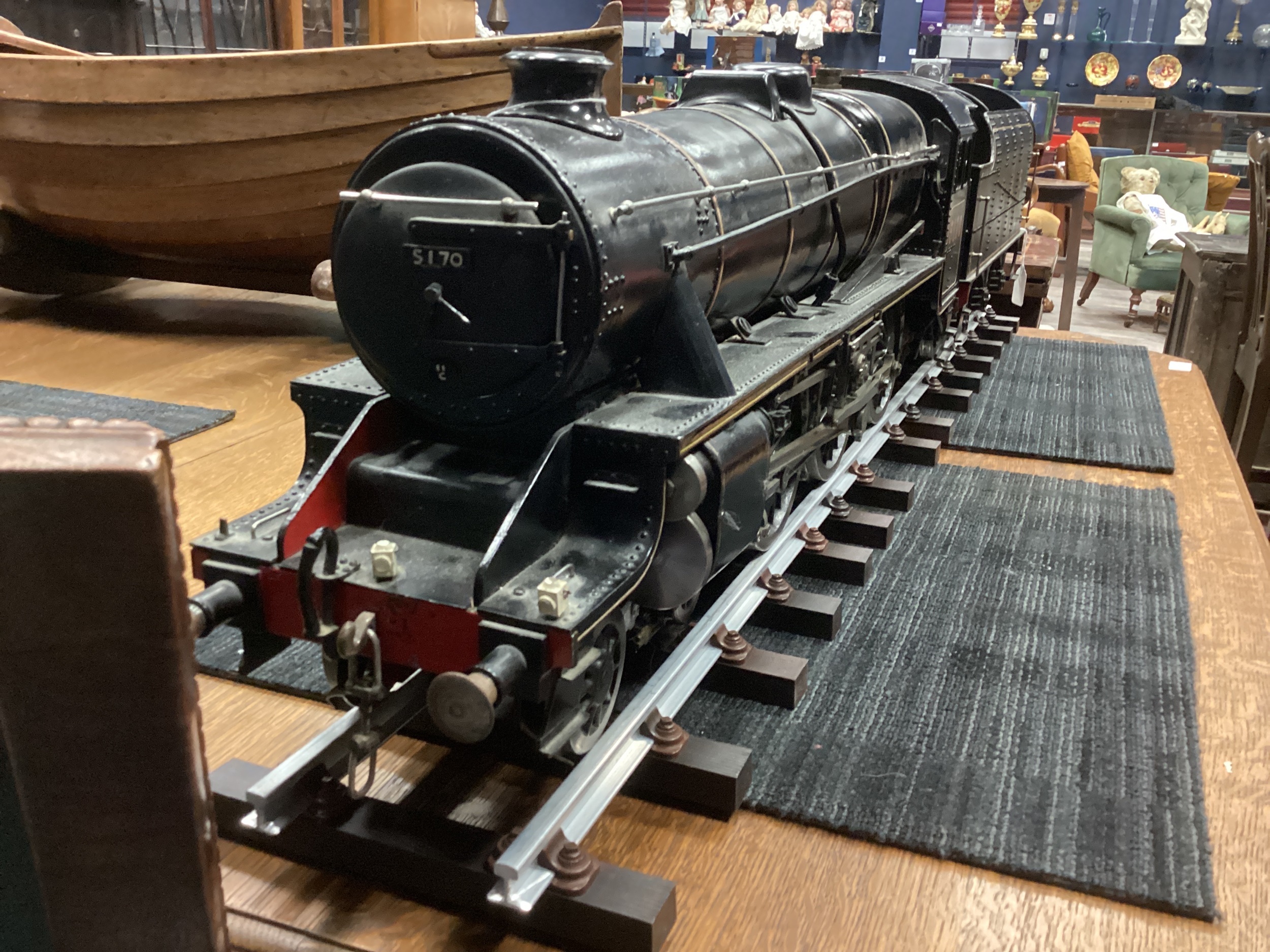 Lot 980 - A GOOD SCRATCH BUILT LIVE STEAM MODEL