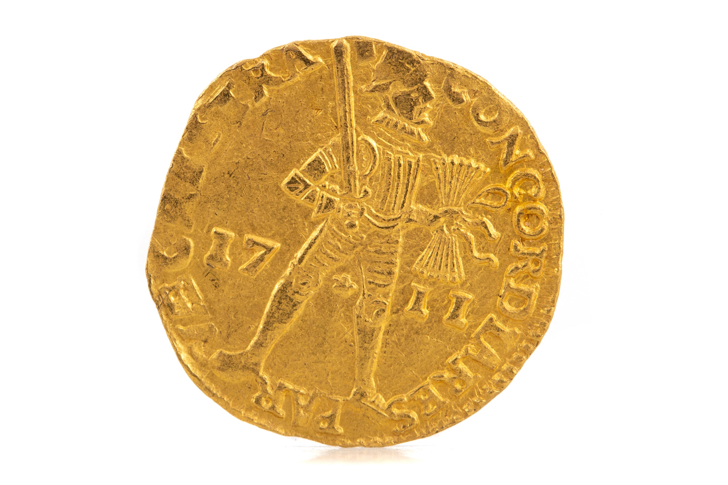 Lot 10 - A VERY IMPRESSIVE DUTCH GOLD DUCAT FROM THE