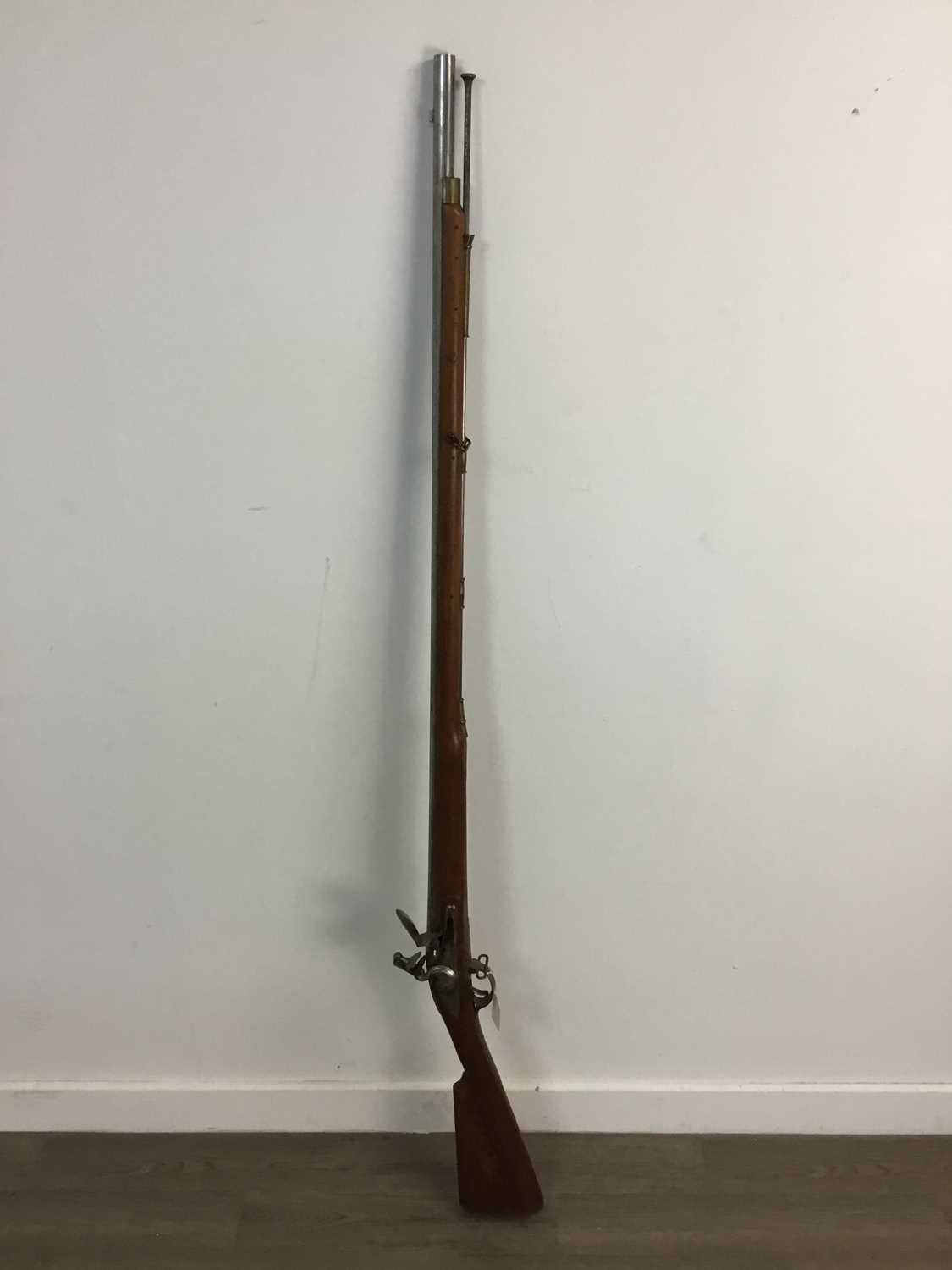 Lot 70 - A REPRODUCTION GRICE FLINTLOCK MUSKET