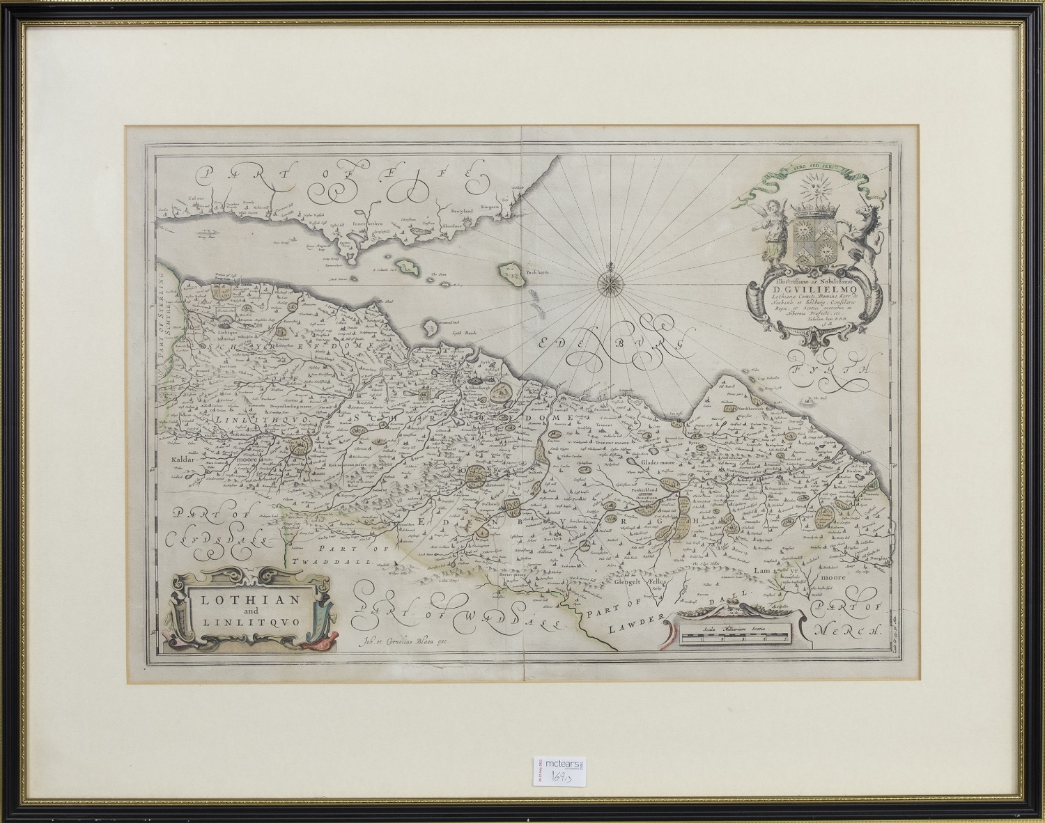 Lot 169 - THREE 17TH CENTURY MAPS OF SCOTLAND BY