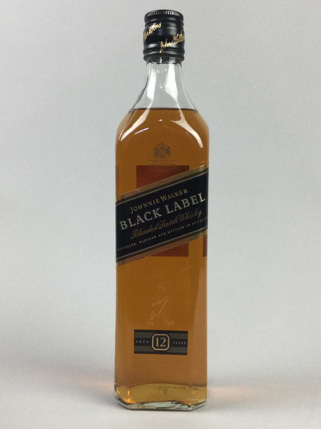 Lot 57 - JOHNNIE WALKER 12 YEAR OLD BLACK LABEL,