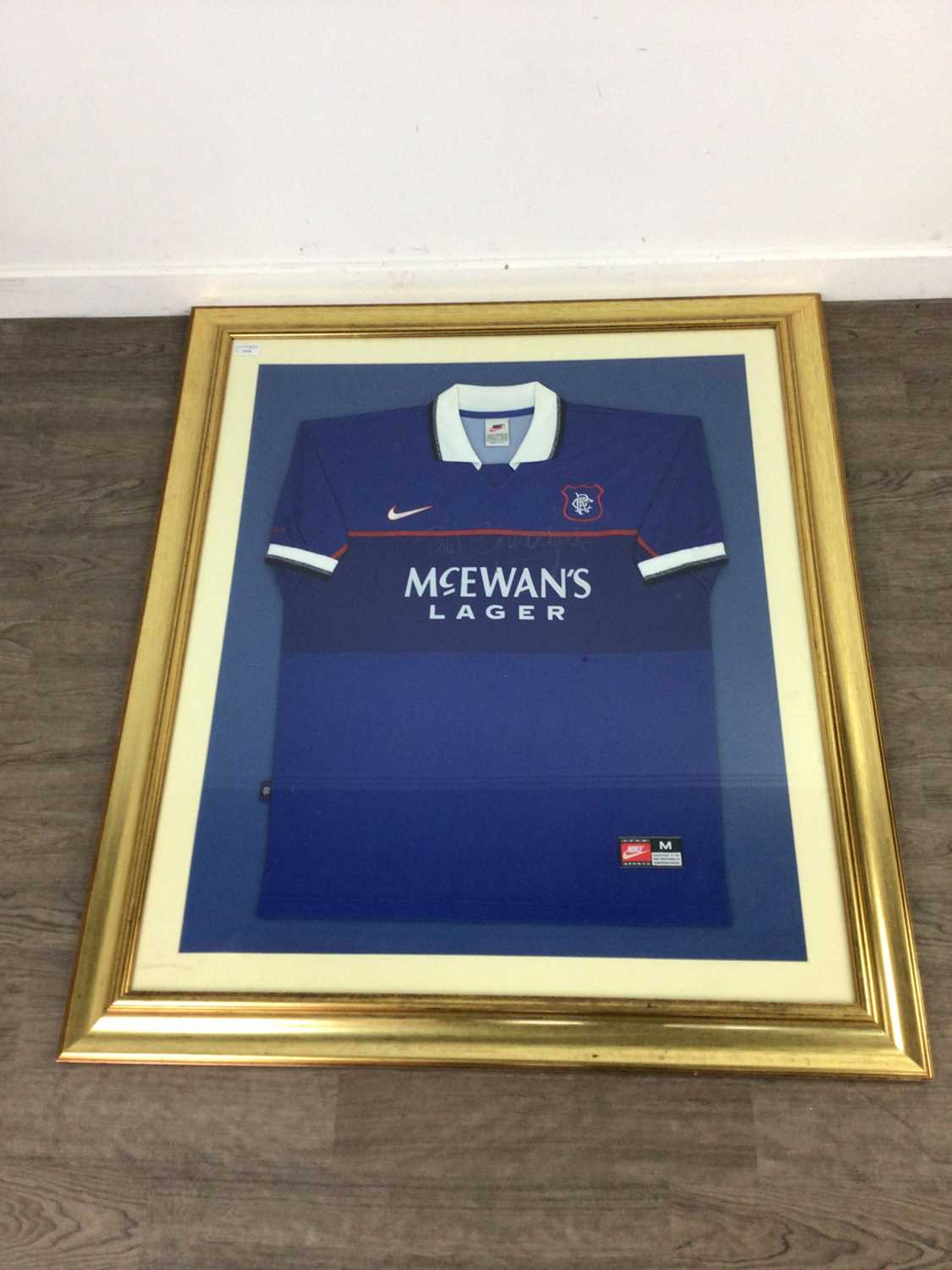 Lot 1534 - A PAUL GASCOIGNE SIGNED RANGERS F.C. HOME