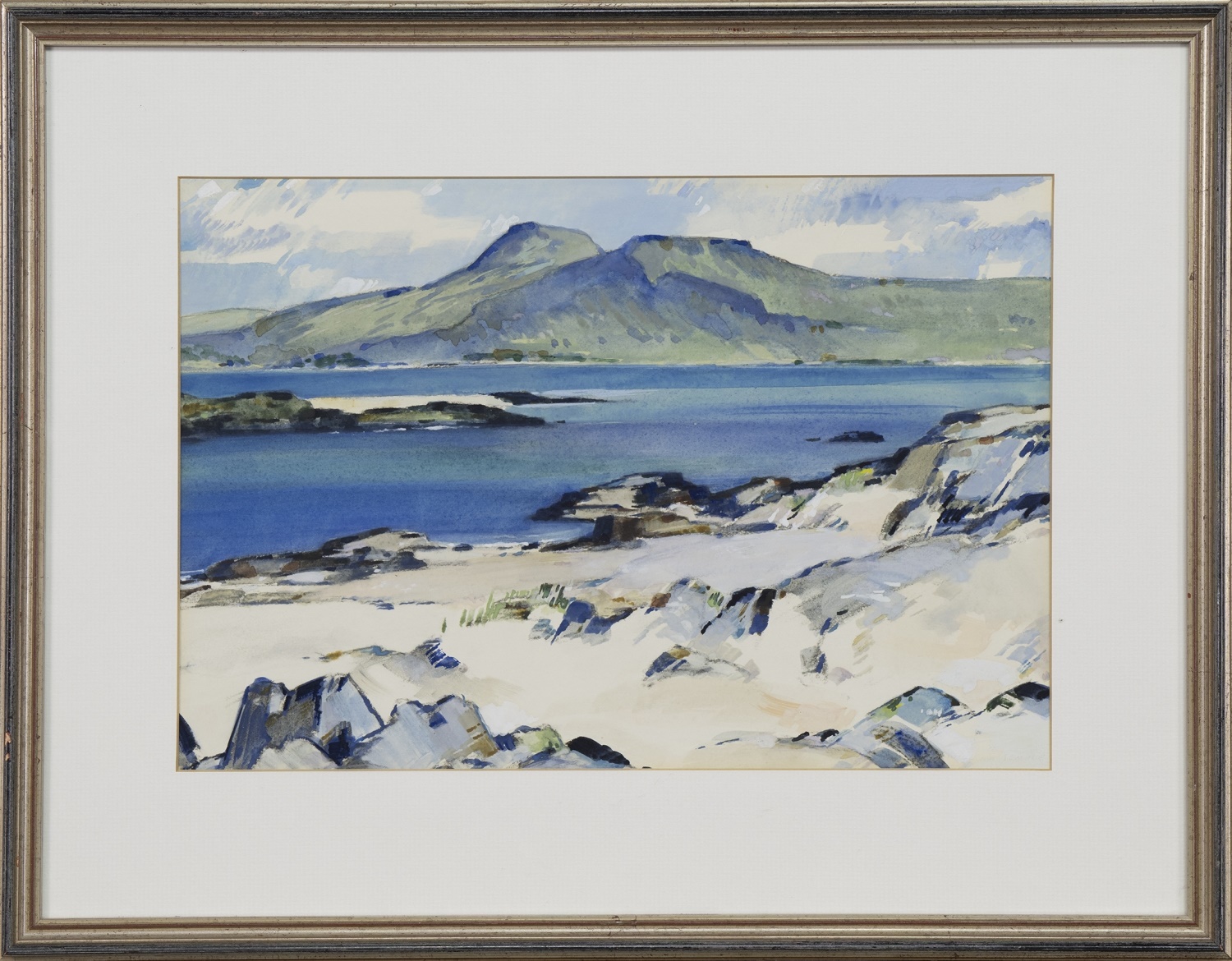 Lot 266 - IONA SANDS, A WATERCOLOUR BY WILLIAM SEMPLE