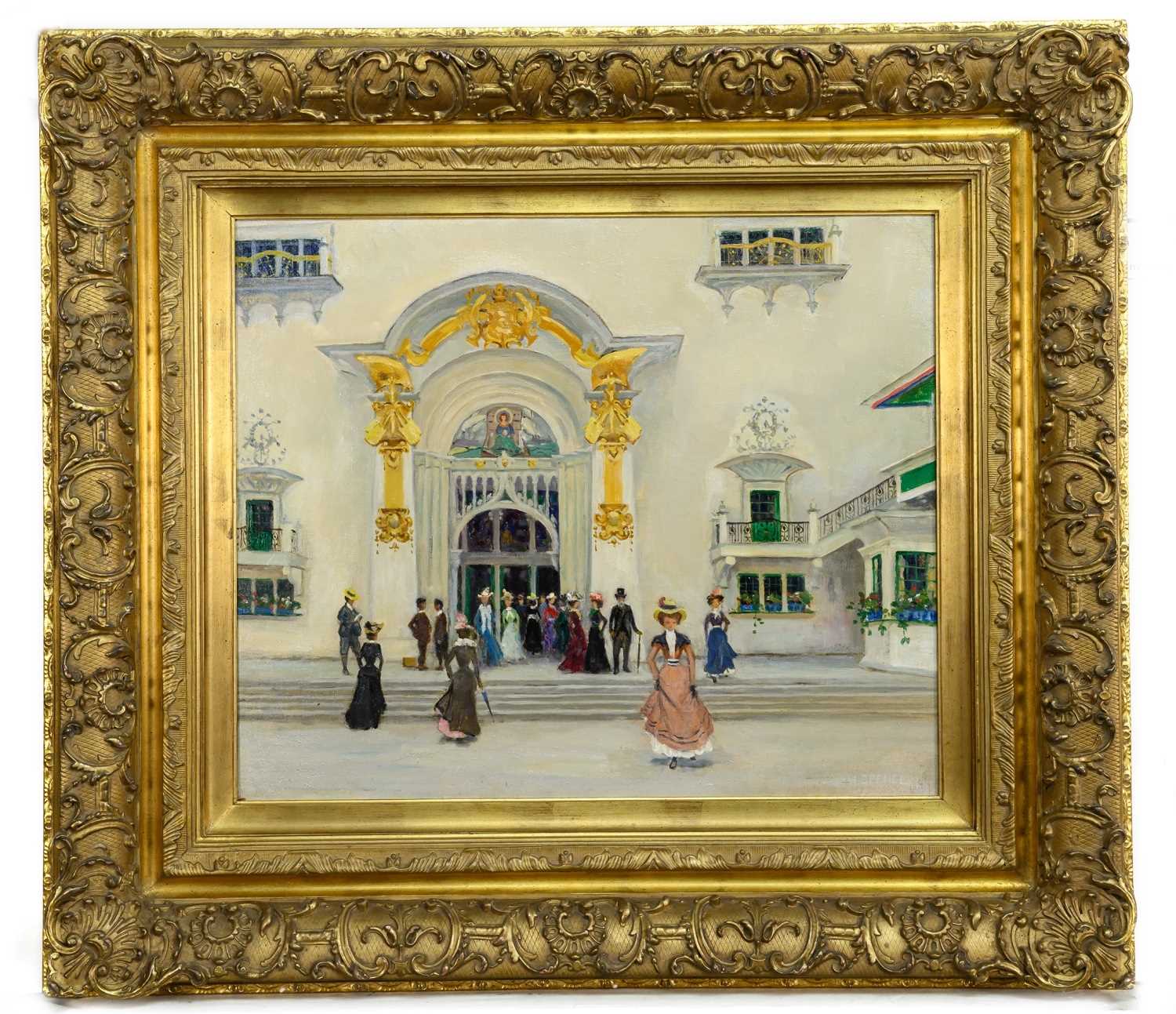 HARRY SPENCE RBA (SCOTTISH 1860 - 1928) OUTSIDE THE OPERA - auctions ...