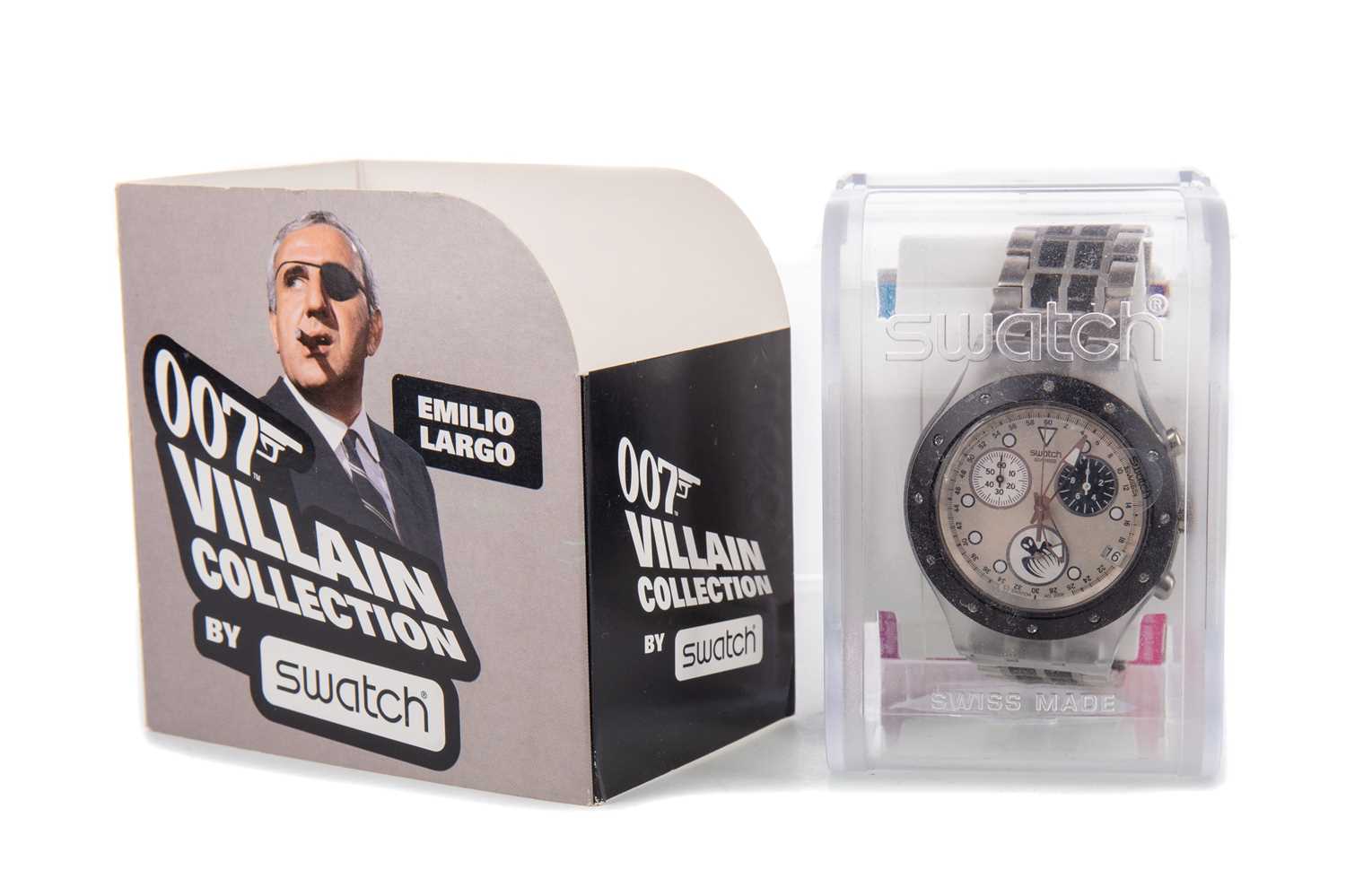 A RARE 'EMILIO LARGO' 007 VILLAIN COLLECTION SWATCH