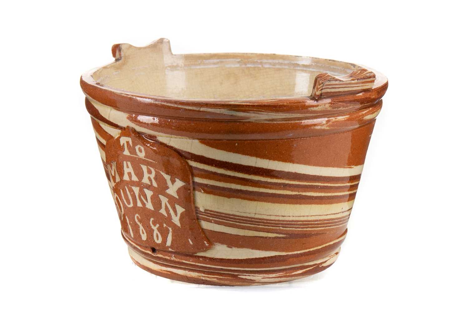 Lot 34 - SEATON POTTERY OF ABERDEEN, VICTORIAN AGATE