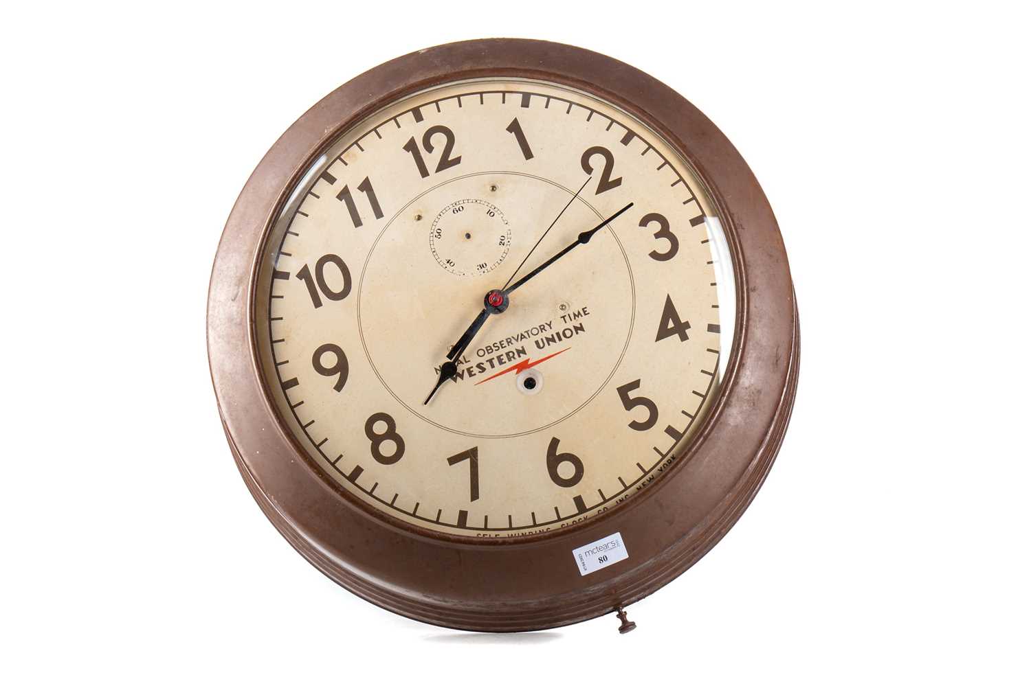 Lot 80 - SELF WINDING CLOCK CO INC NEW YORK, NAVAL