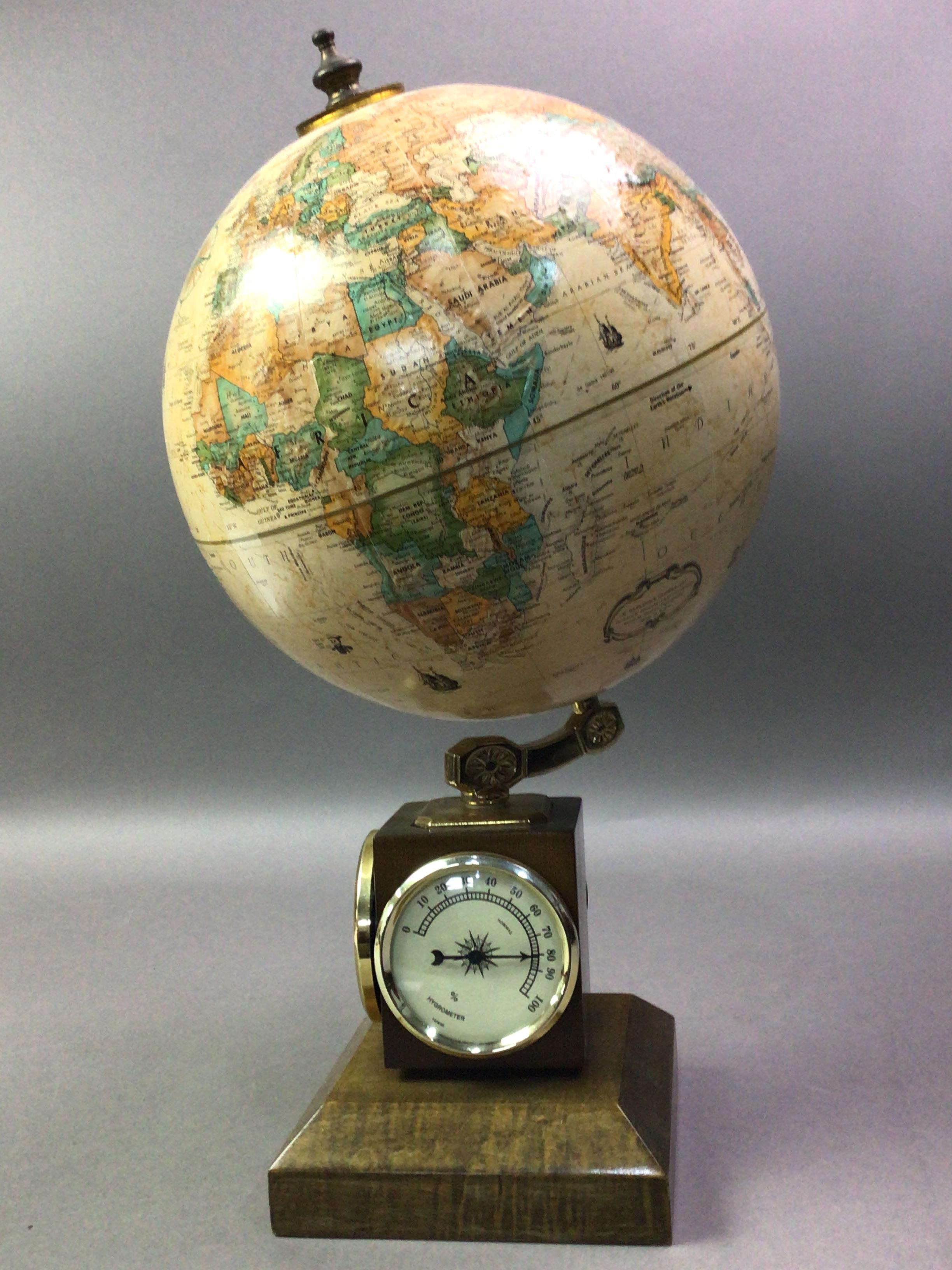 Lot 13 - TERRESTRIAL GLOBE/WEATHER STATION