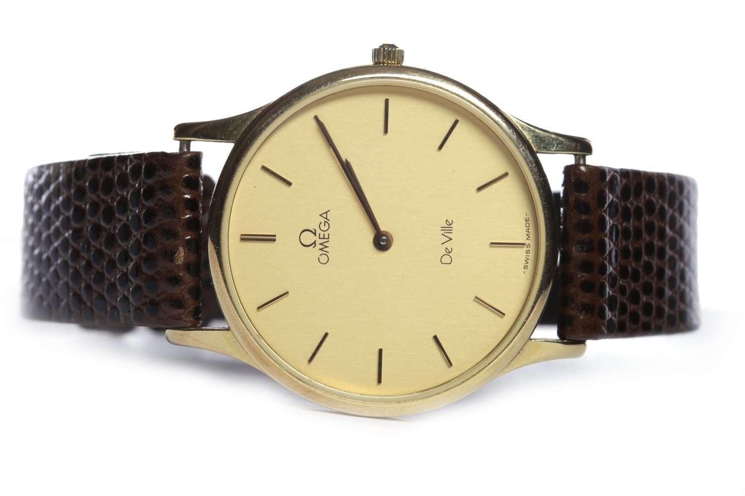 Lot 838 - GENTLEMAN'S OMEGA DE VILLE GOLD PLATED