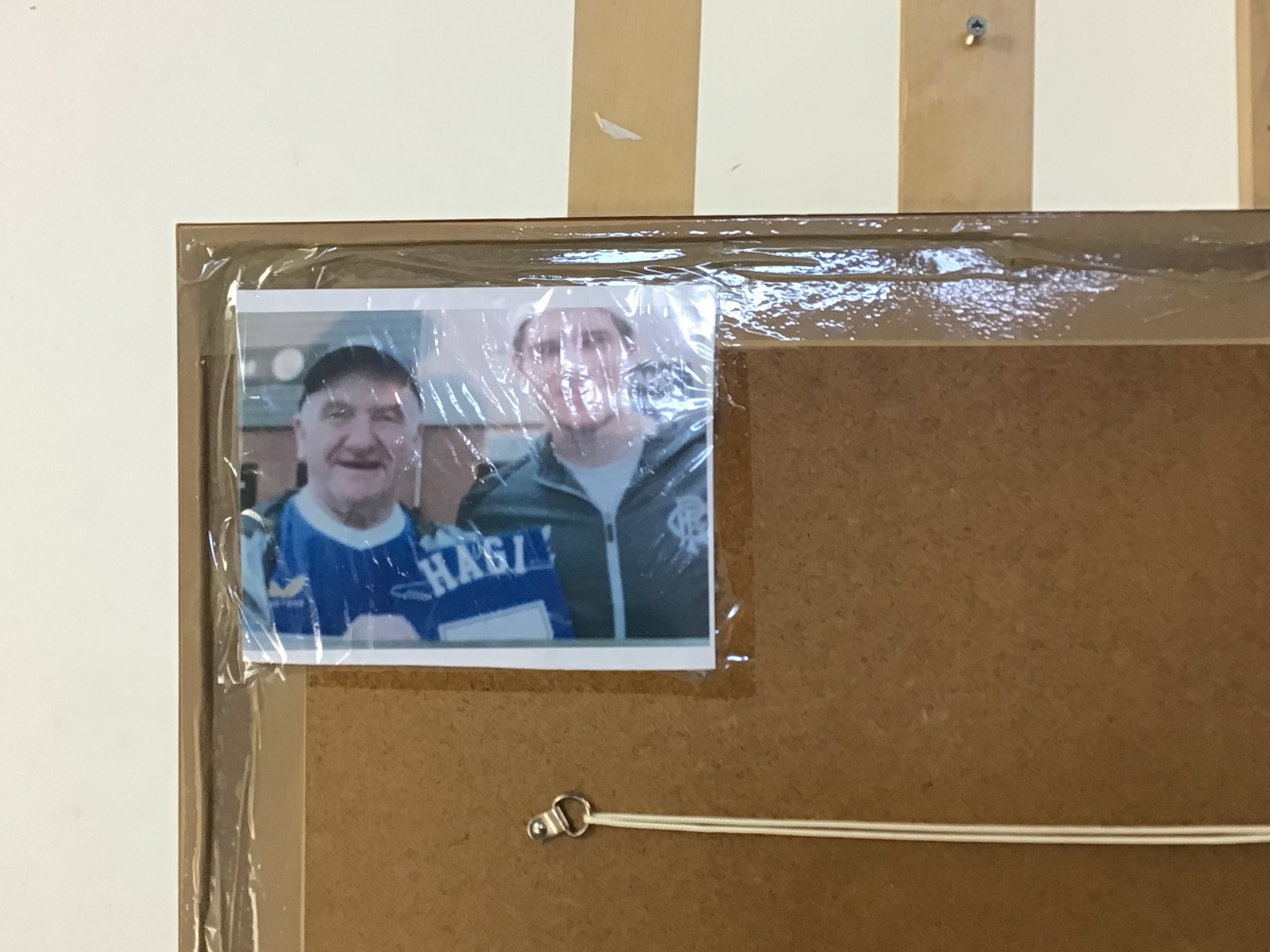 Lot 49 - IANIS HAGI SIGNED RANGERS SHIRT