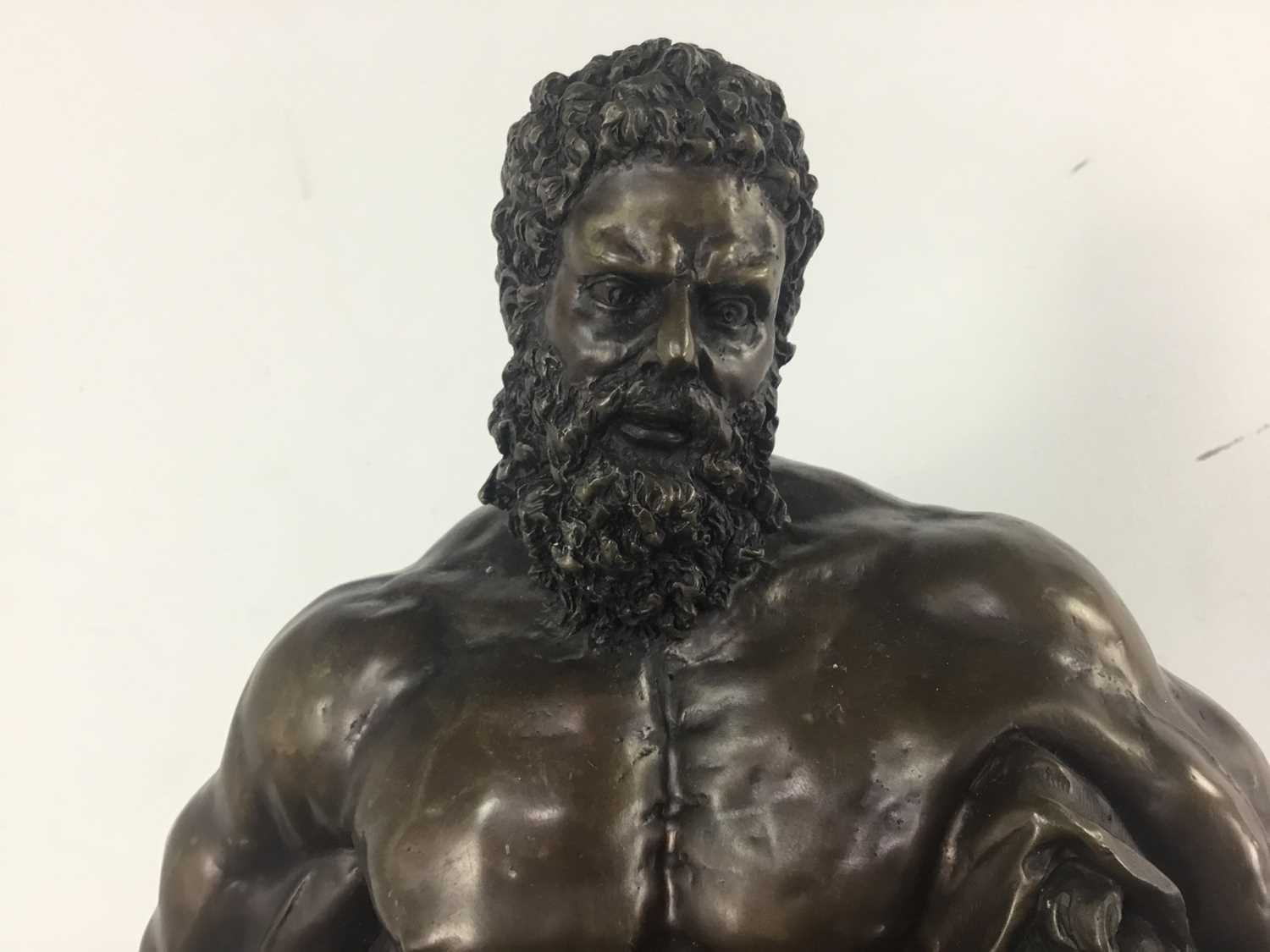 Lot 827 - AFTER THE ANTIQUE, BRONZE FIGURE OF THE