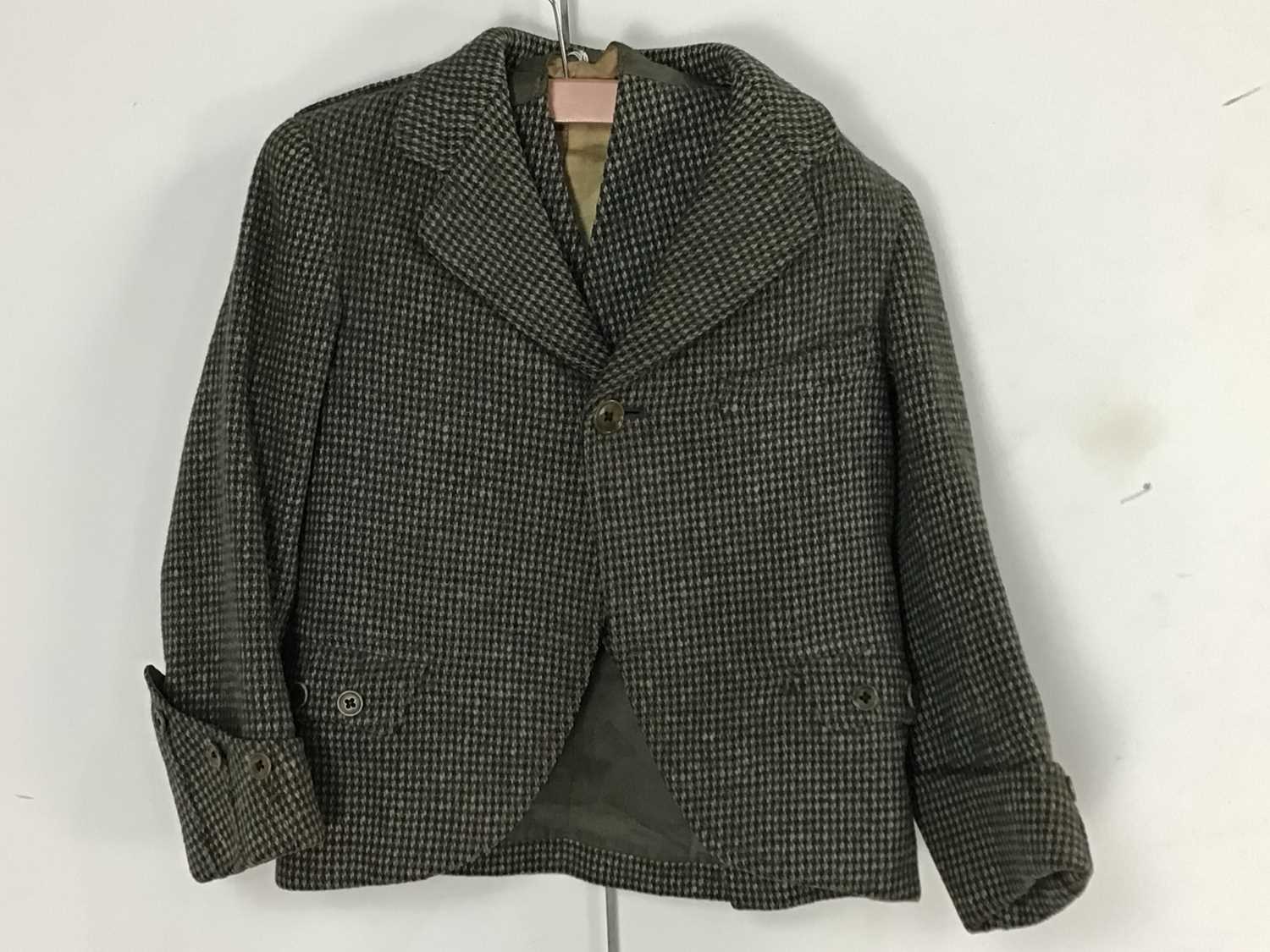Lot 546 - TWEED JACKET AND KILT SET,
