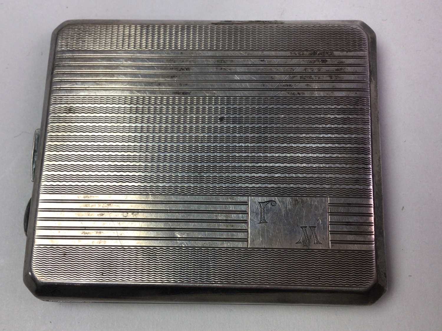 Lot 756 - SILVER CIGARETTE CASE