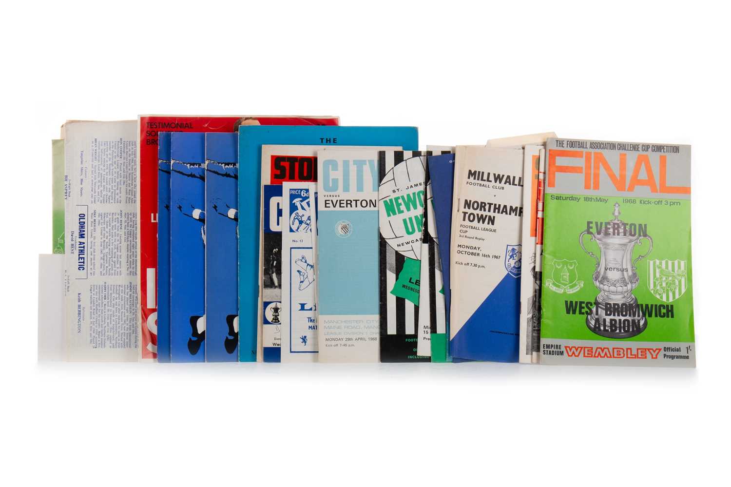 Lot 1632 - ENGLISH CLUBS, COLLECTION OF PROGRAMMES,