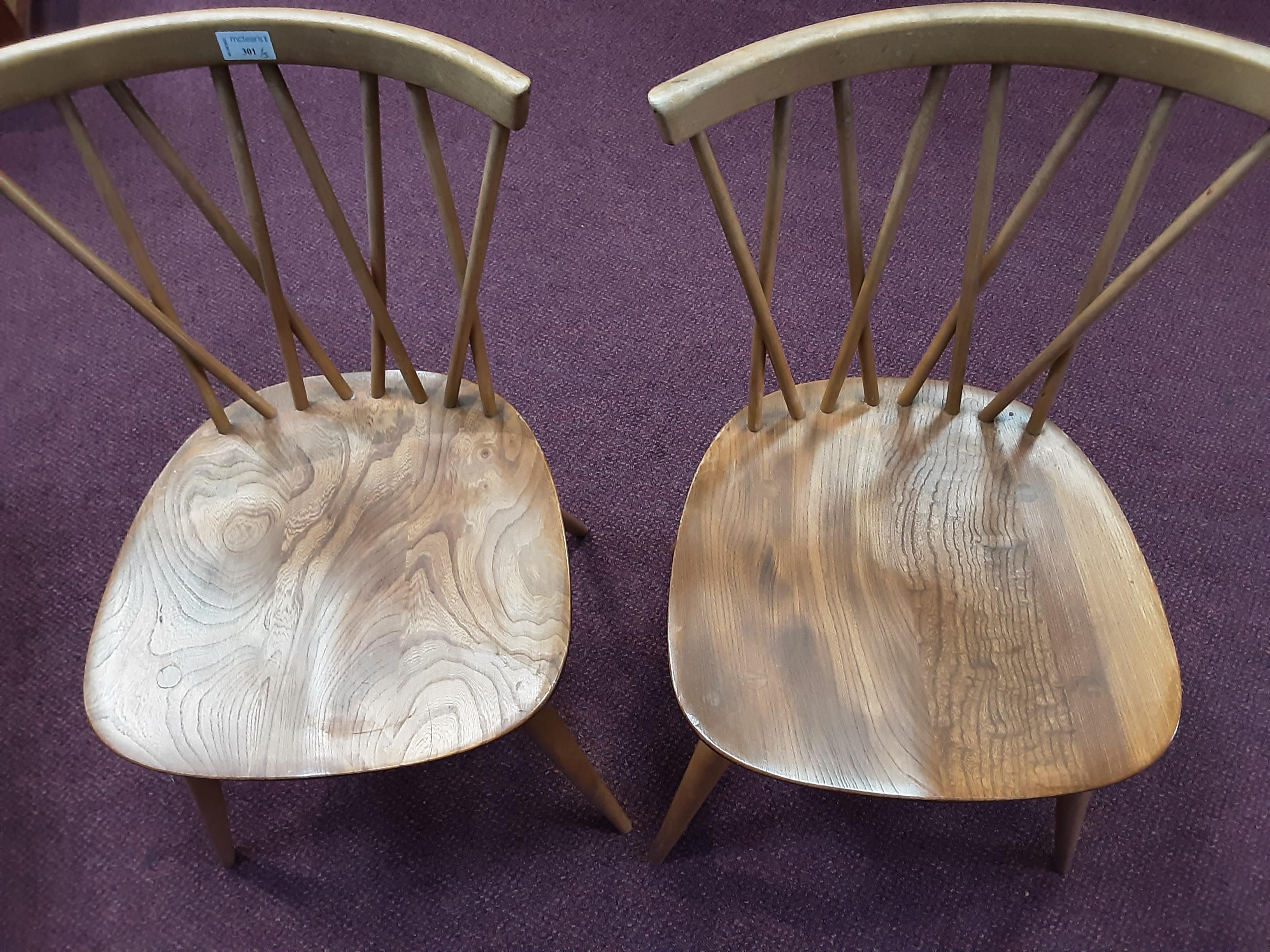 Lot 301 - SET OF THREE MID CENTURY ERCOL 'CANDLESTICK'