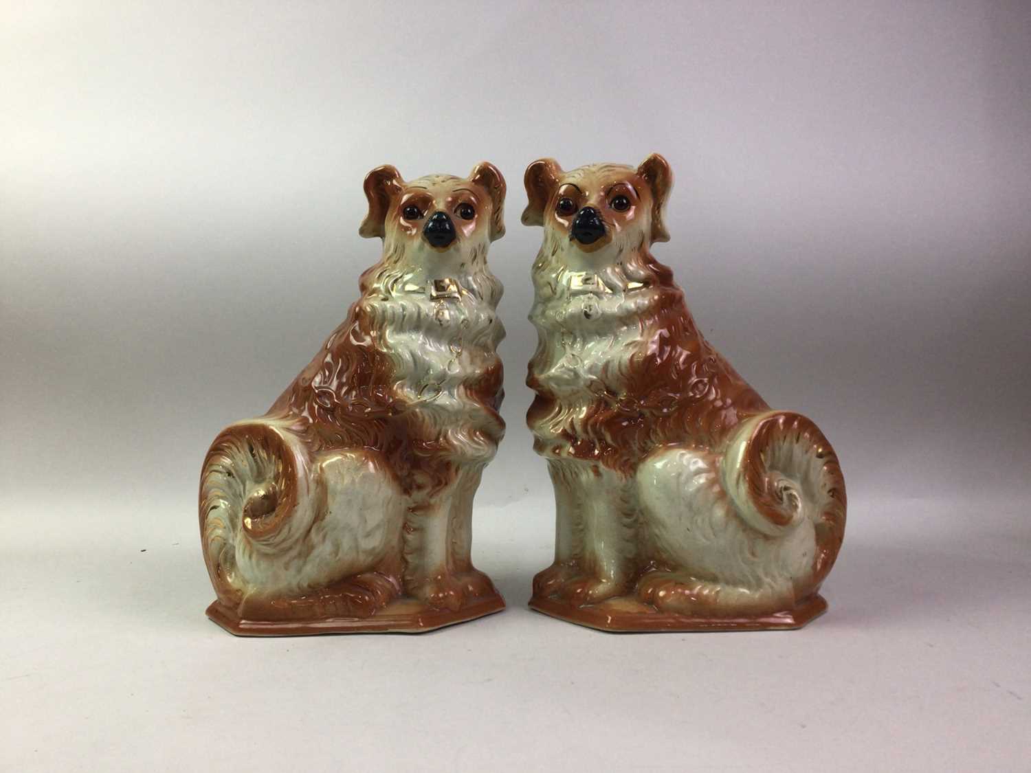 Lot 188 - PAIR OF BO``'NESS WALLY DOGS,