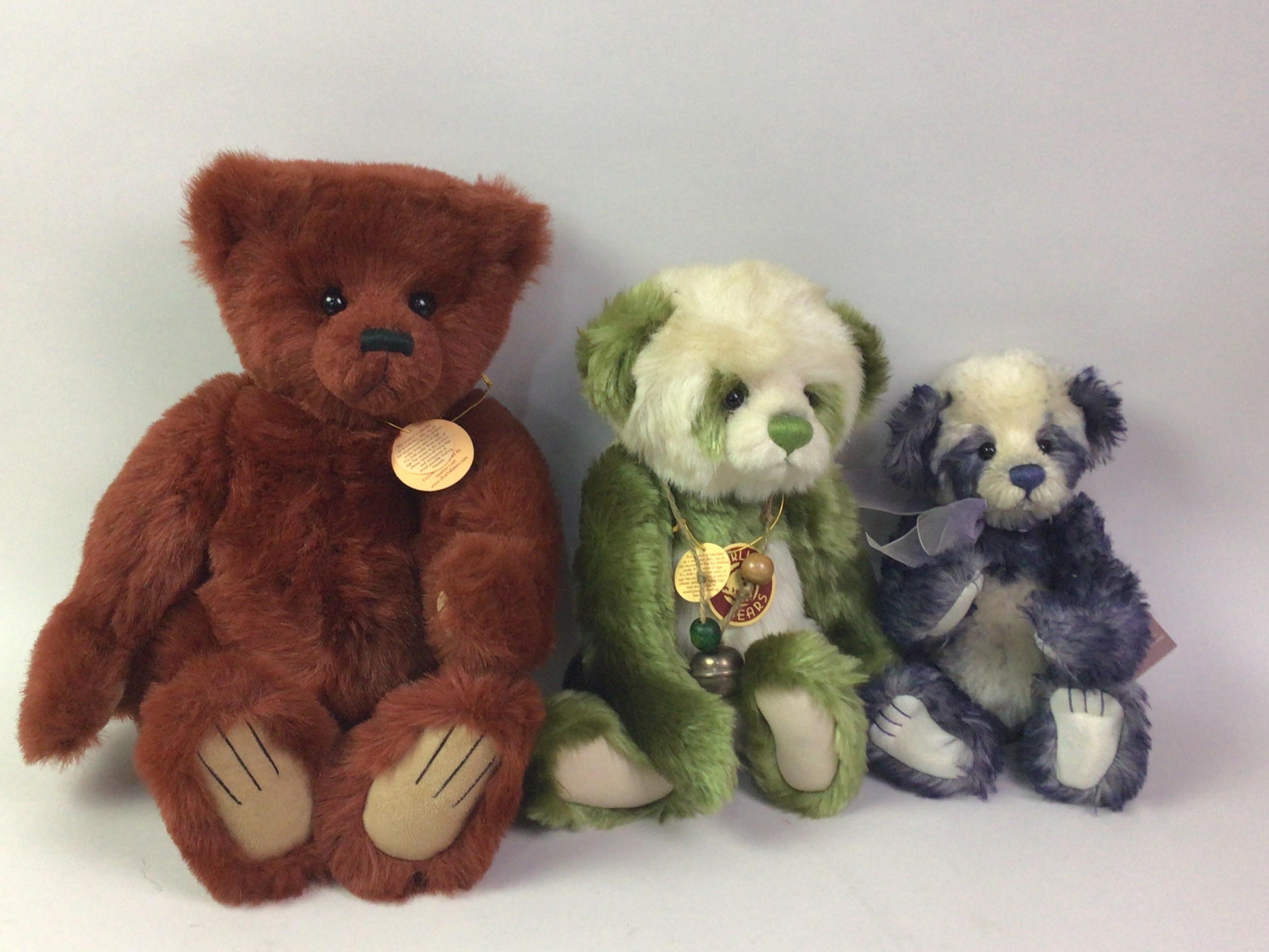 Lot 250 - NINE CHARLIE BEARS,