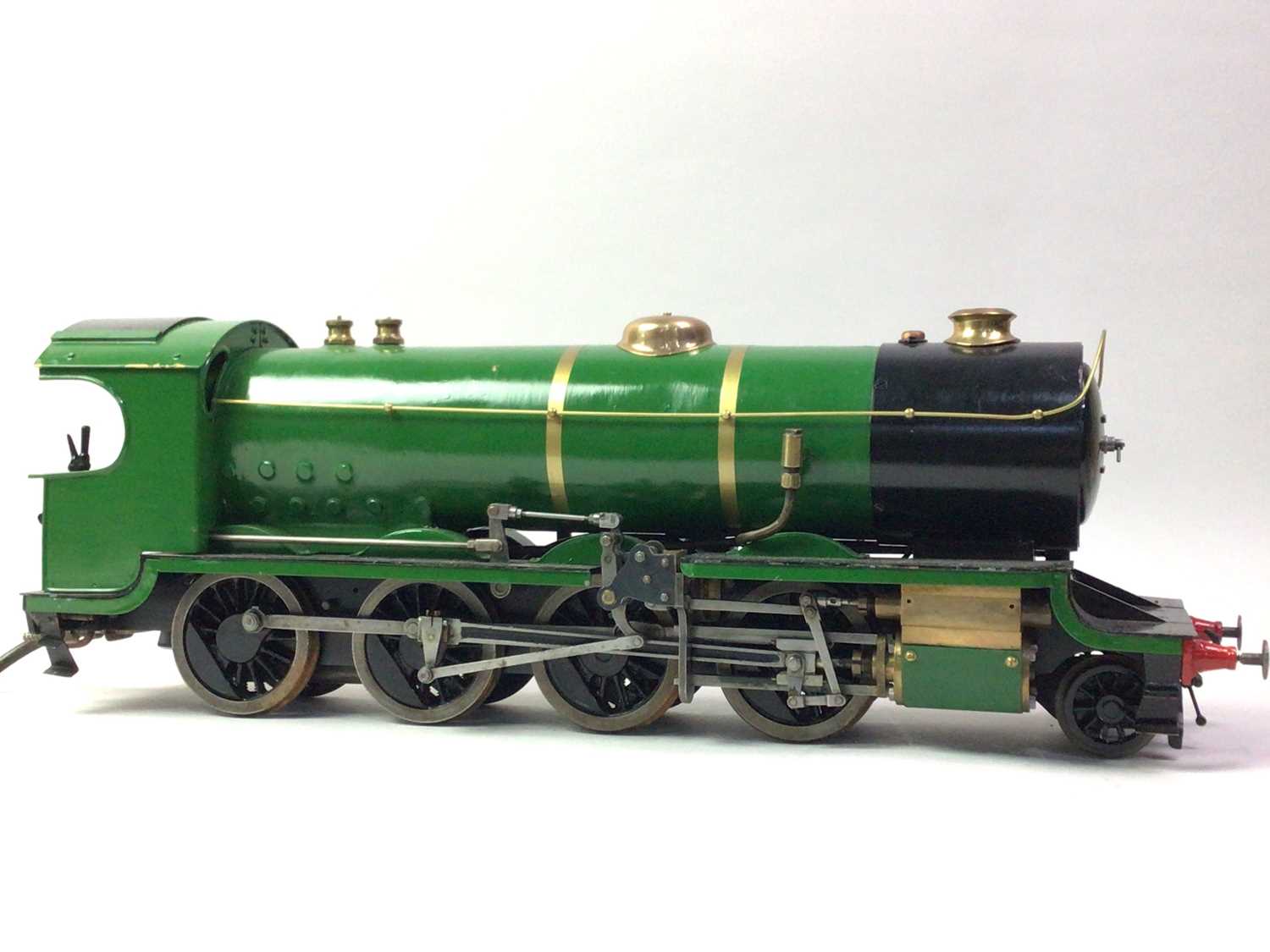 Lot 455 - SCRATCH BUILT LIVE STEAM MODEL LOCOMOTIVE