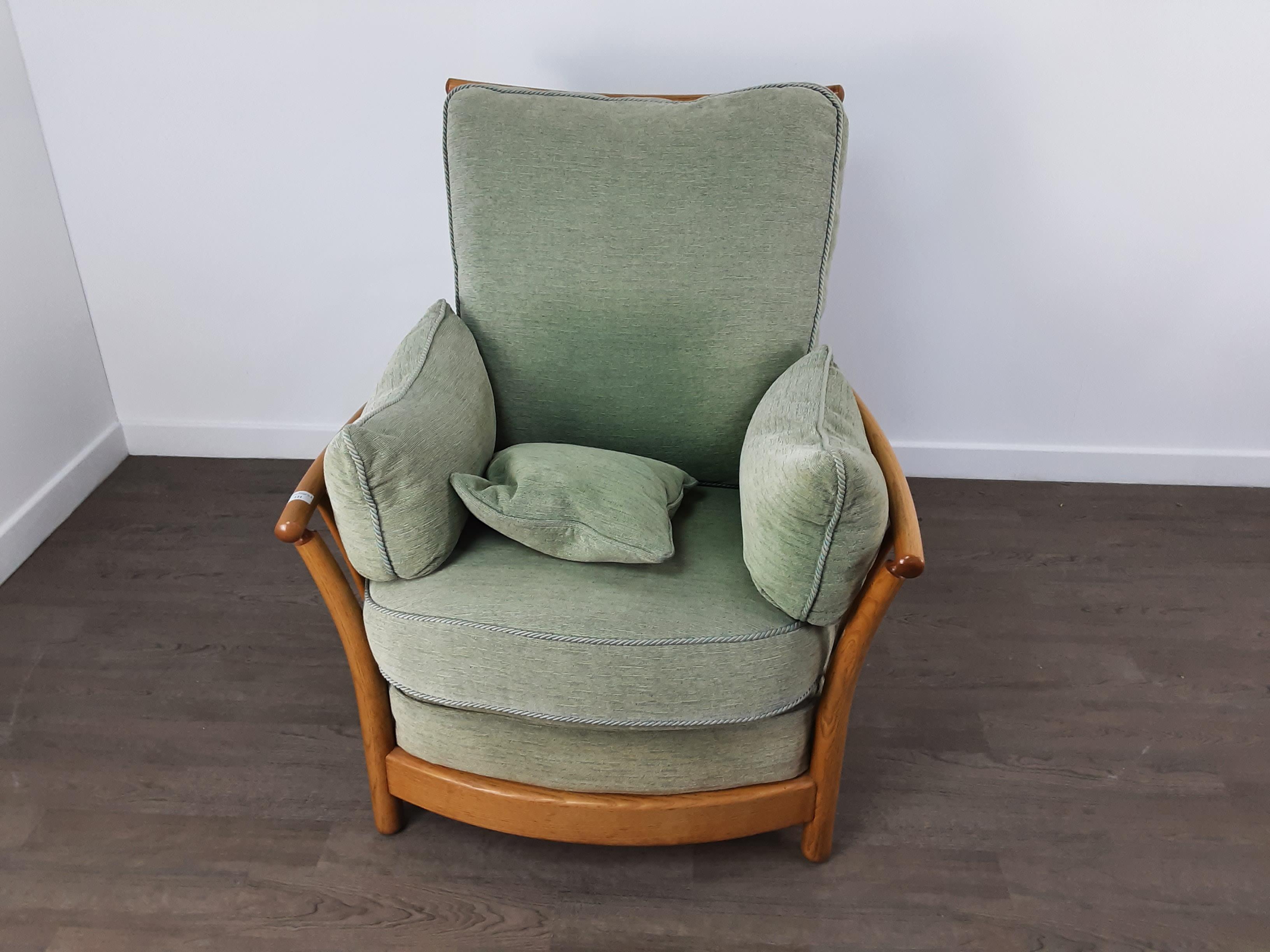 Lot 121 - ERCOL RENAISSANCE ARMCHAIR,