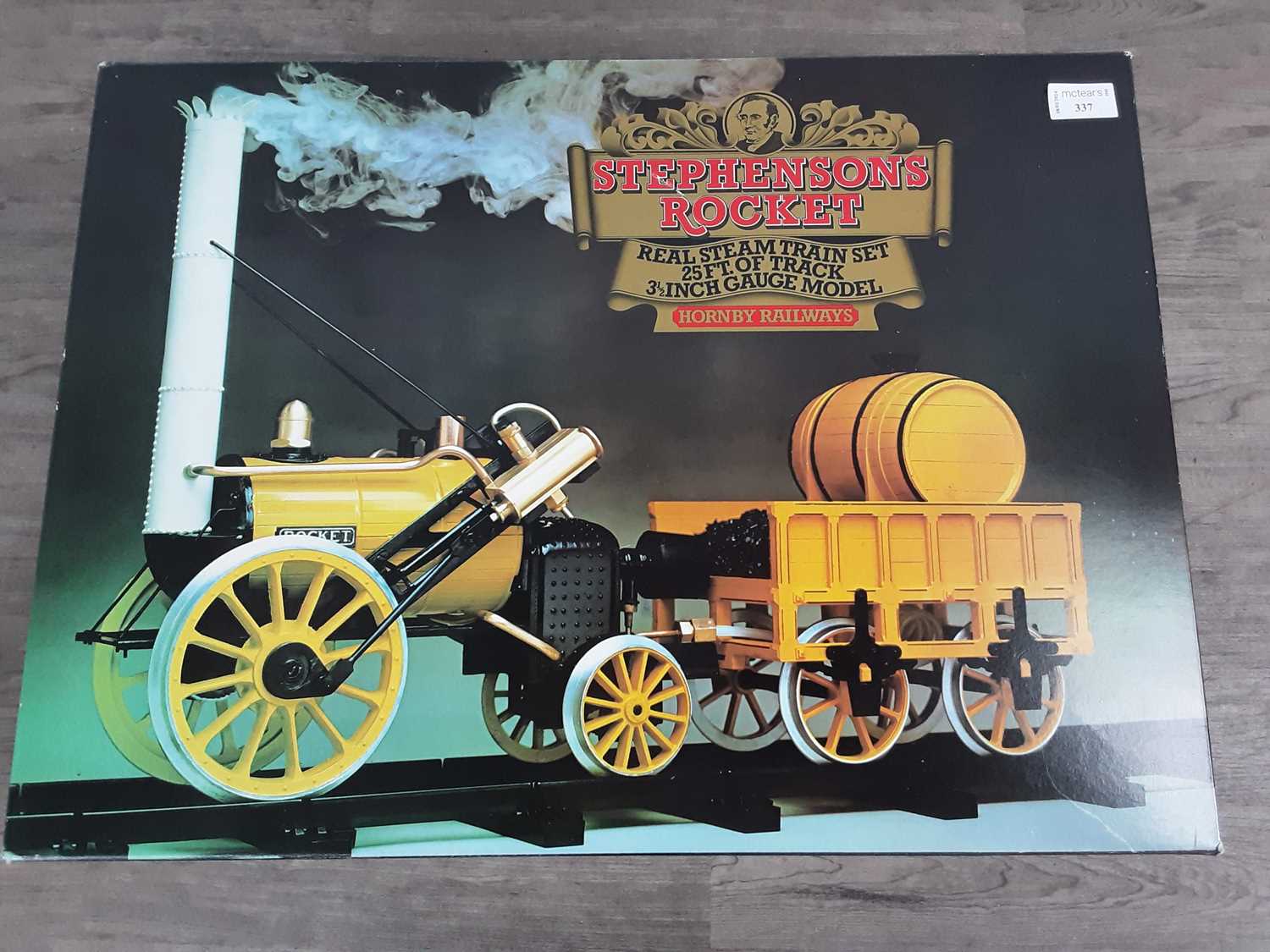 Lot 337 - MODEL OF STEPHENSONS ROCKET,