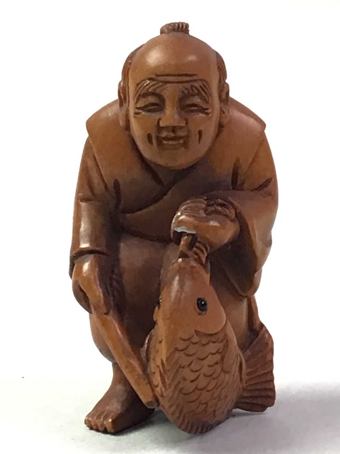 Lot 5 - JAPANESE CARVED NETSUKE,