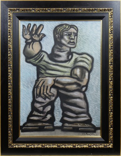 Lot 228 - * ALLY THOMPSON (1955 - 2016), THE HERO