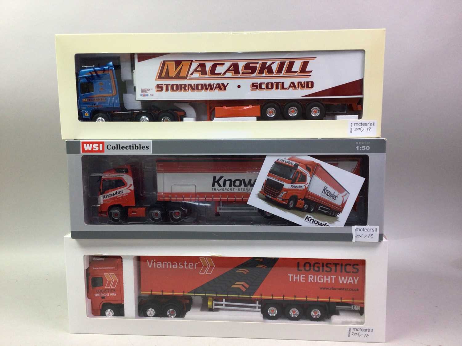 Lot 201 - GROUP OF DIECAST MODEL LORRIES,