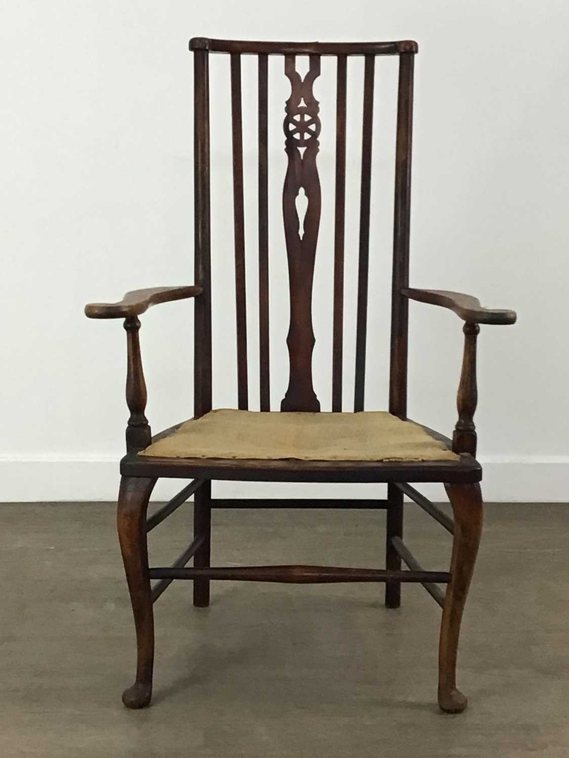 Lot 106 - GROUP OF FIVE CHAIRS,