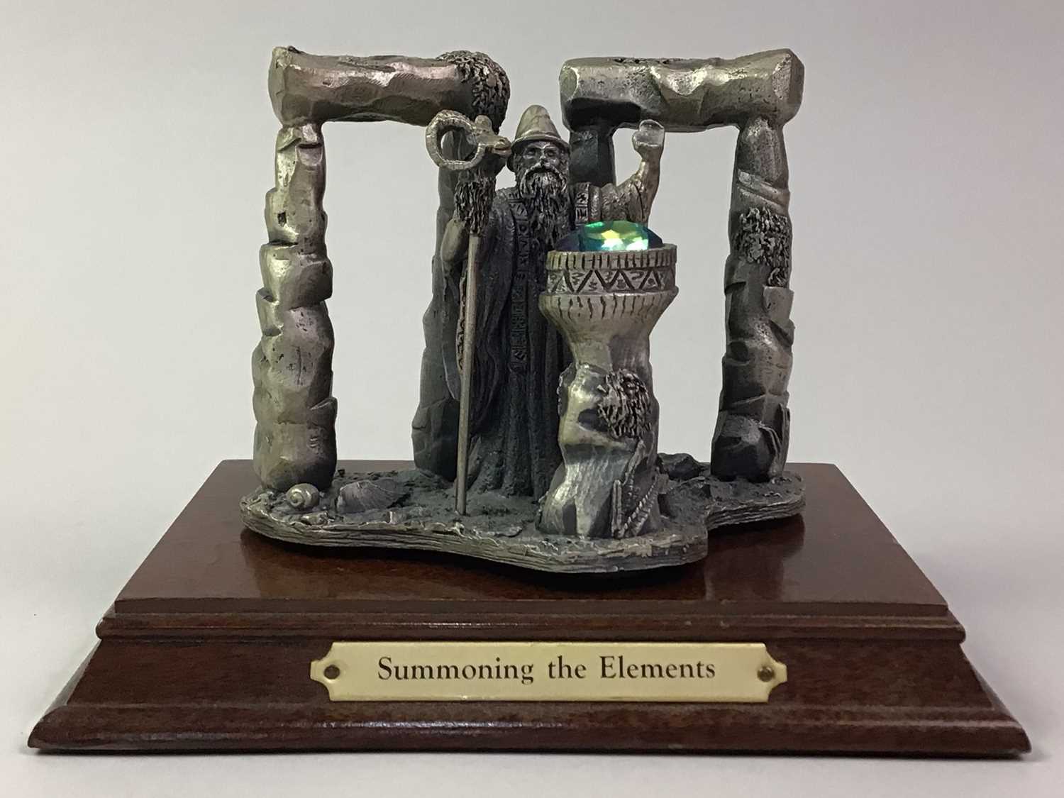 Lot 351 - GROUP OF MYTH & MAGIC PEWTER FIGURES,